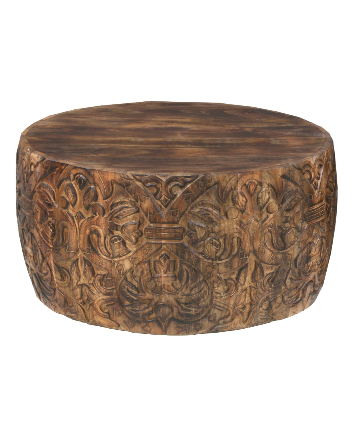 Click here for Benzara Rea 34 Mango Wood Handcrafted Coffee Table... prices