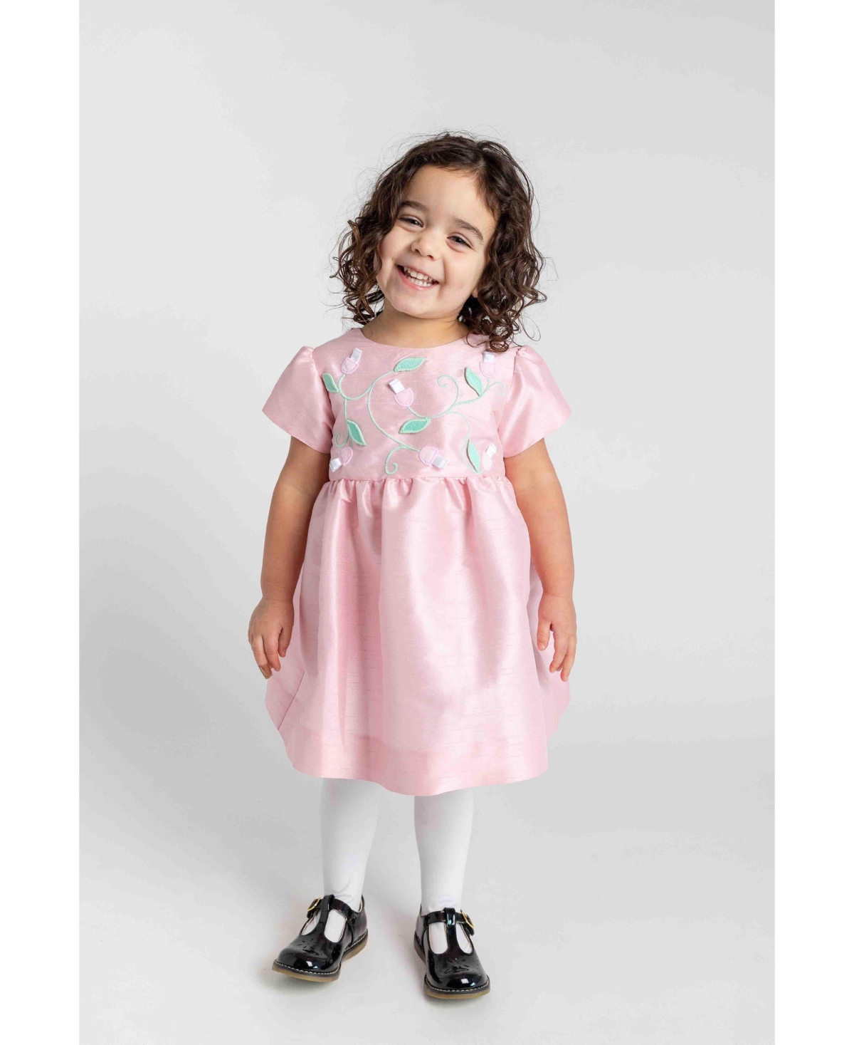 Click here for Florence Eiseman Toddler Girls Dupioni Dress With... prices
