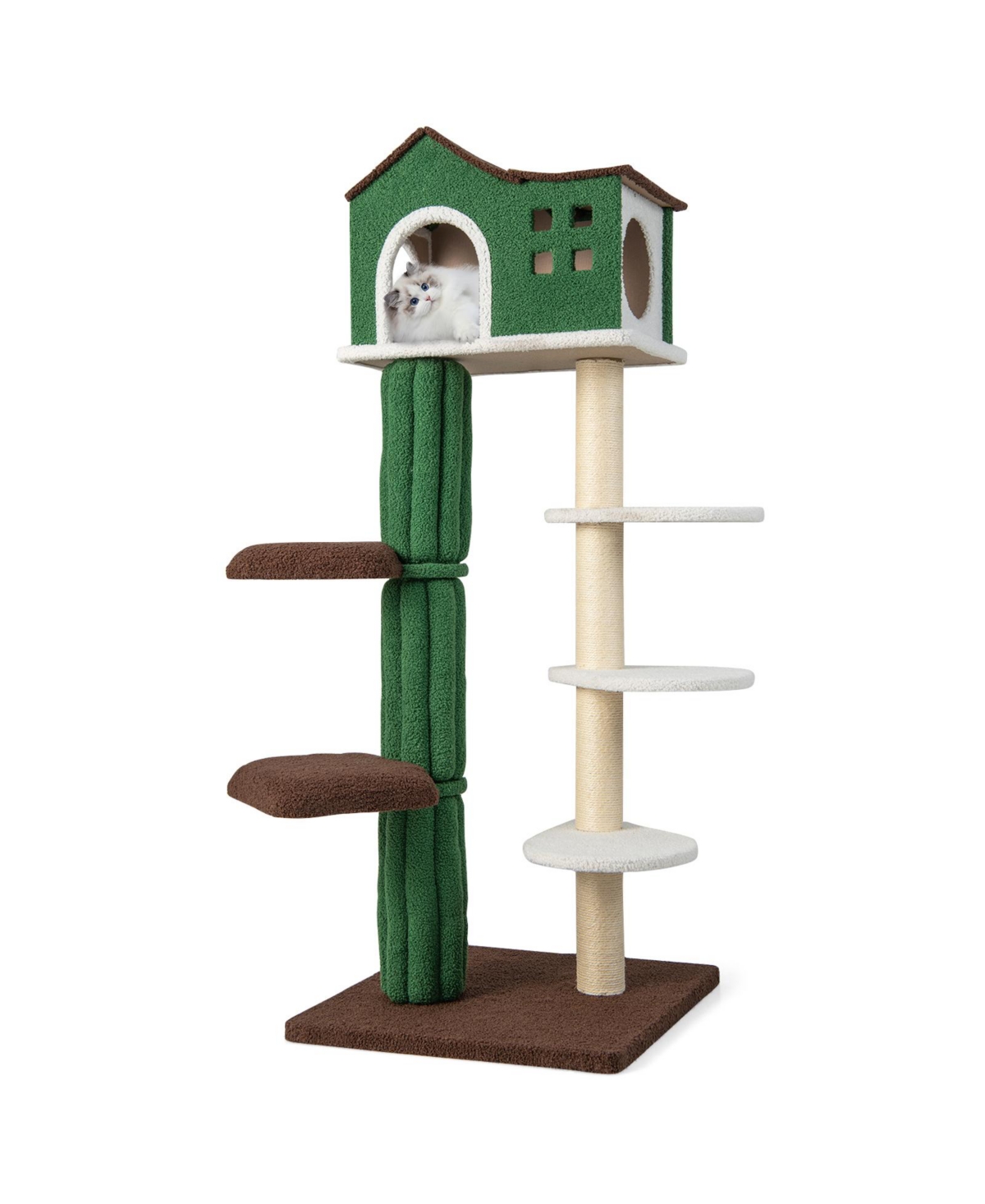 Click here for Sugift Multi-level Cat Tree with Condo andand Anti... prices