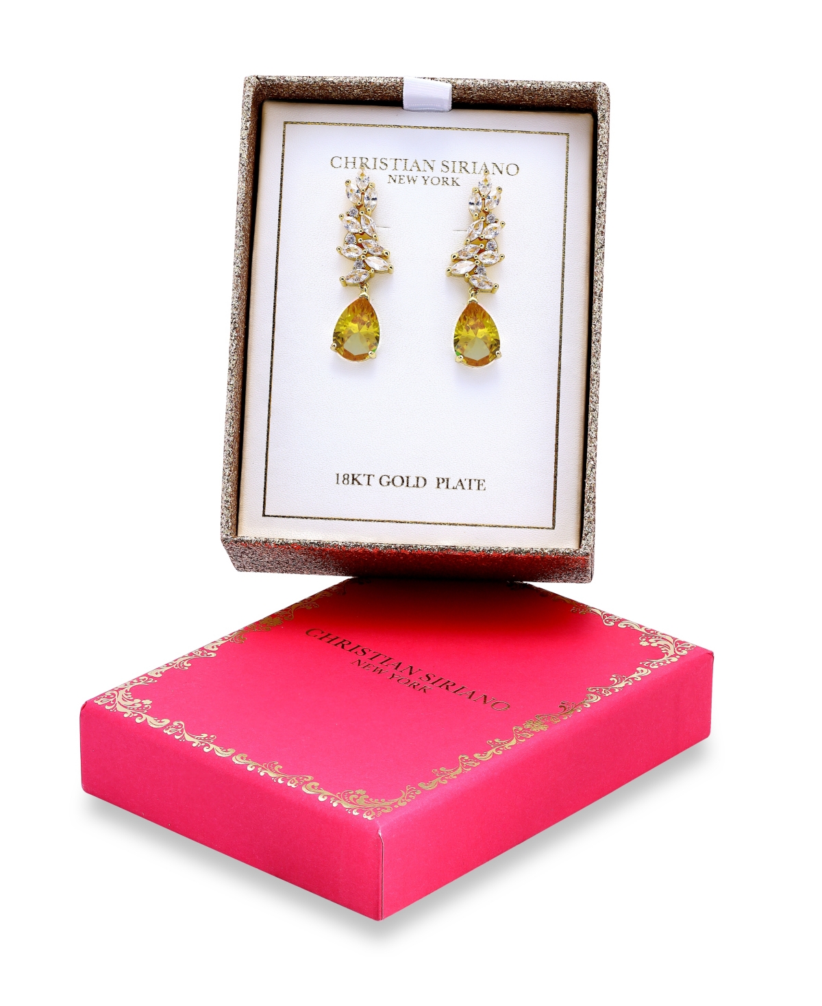 Click here for Christian Siriano New York Gold Plated Marquise Cu... prices