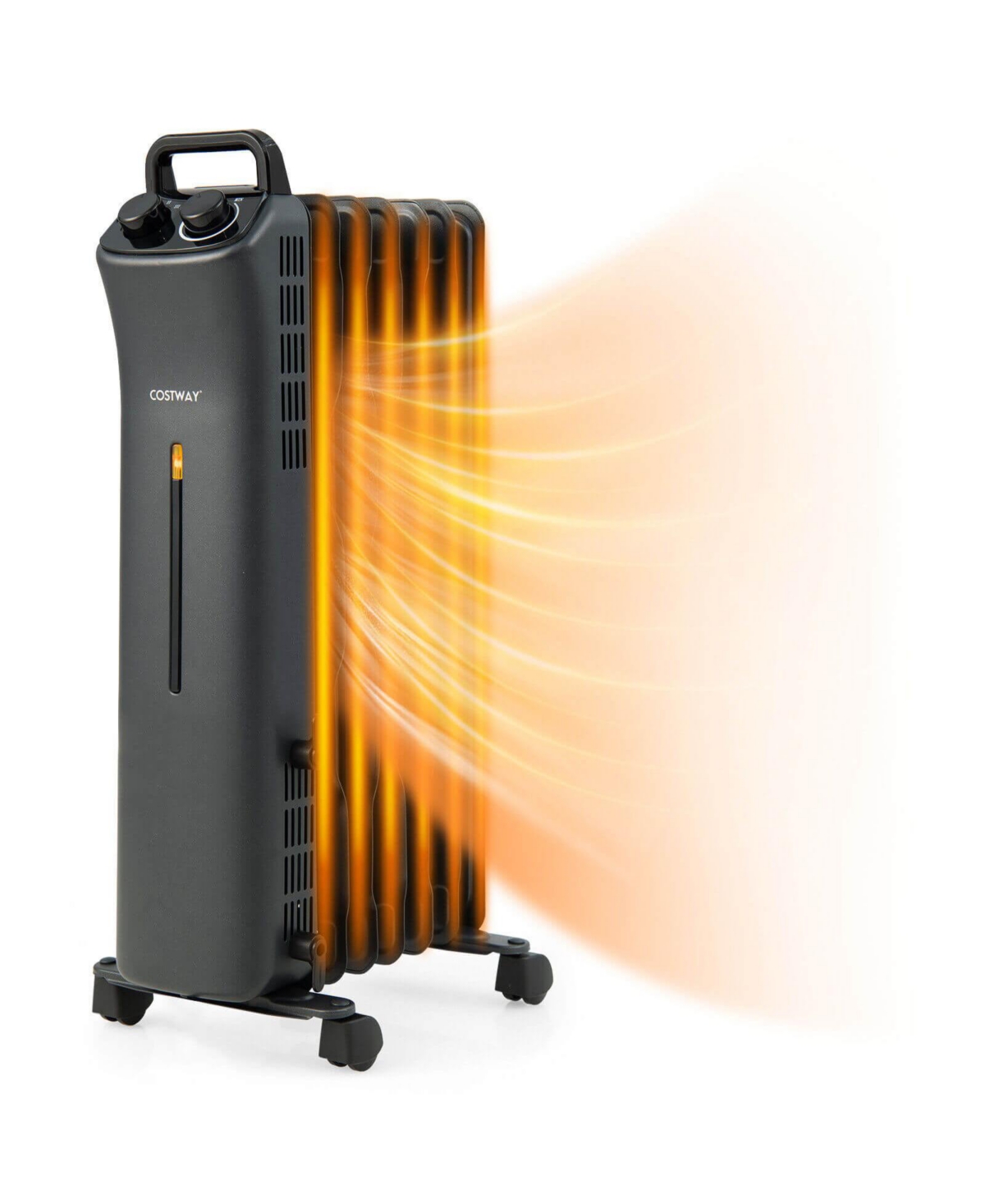 Click here for 1500W Oil Filled Space Heater with 3-Level Heat -... prices