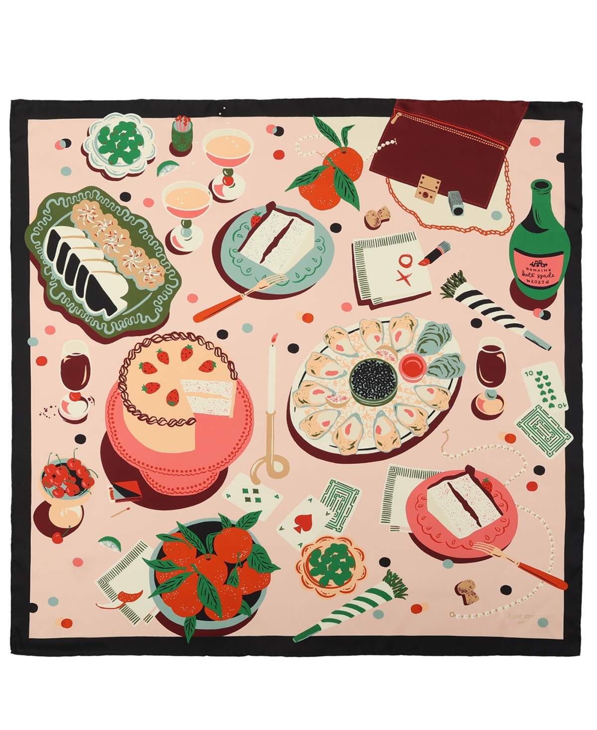 Click here for kate spade new york Womens Festive Party Square Sc... prices