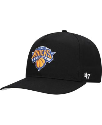 '47 Brand Men's Black New York Knicks Core Logo Hitch Adjustable Hat ...