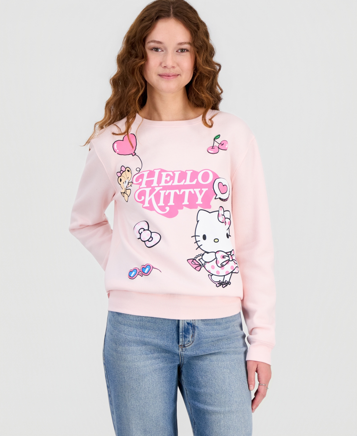Click here for Love Tribe Juniors Hello Kitty Crewneck Sweatshirt... prices