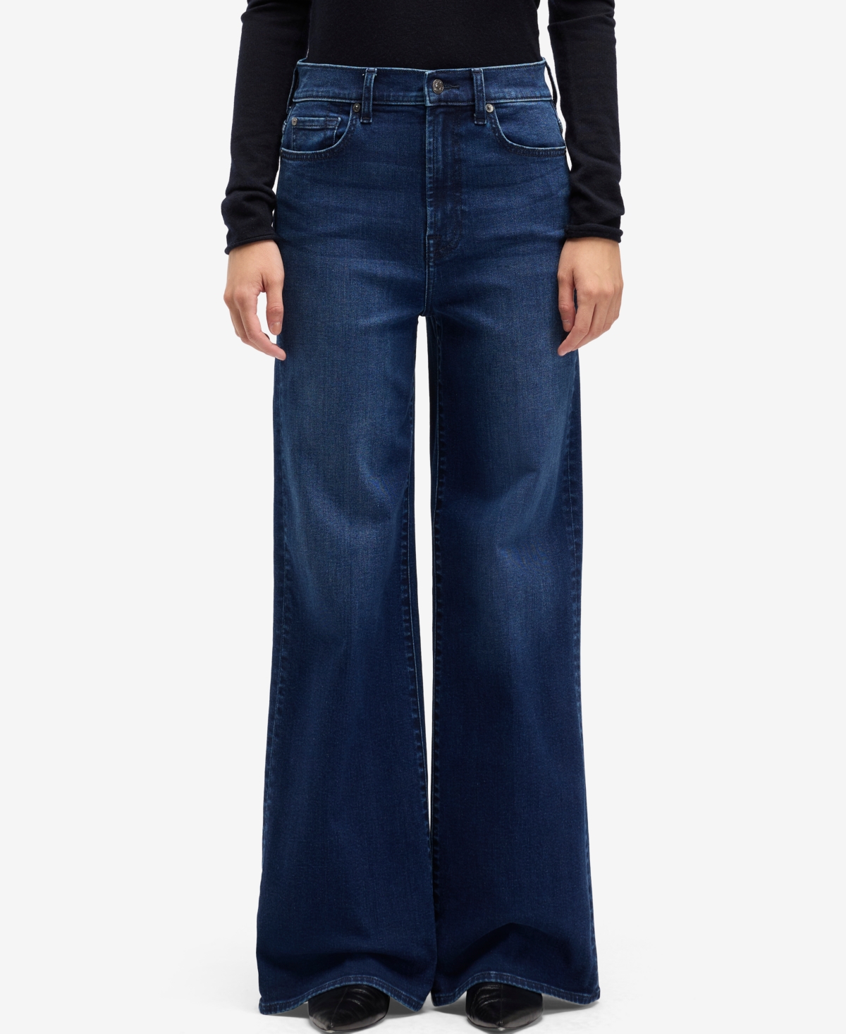 Click here for 7 For All Mankind Womens Ultra High-Rise Wide Leg... prices