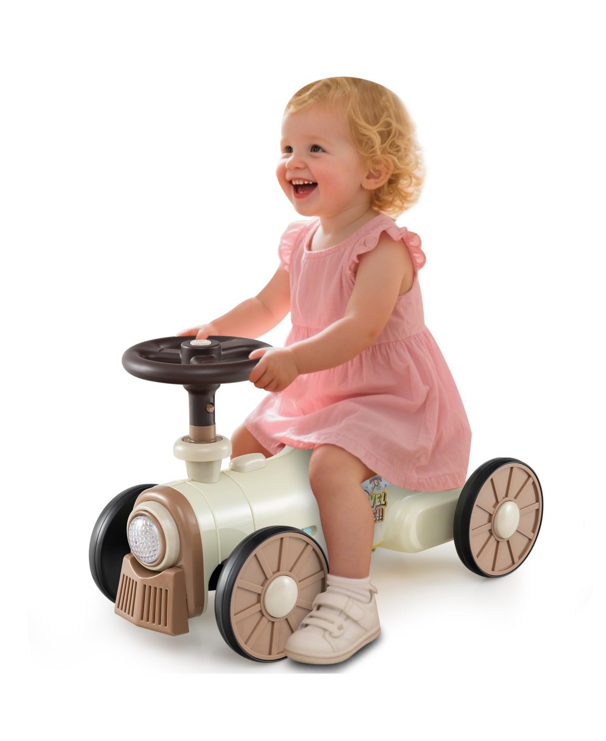 Click here for Sugift Ride on Toy with Steering Wheel and Train W... prices