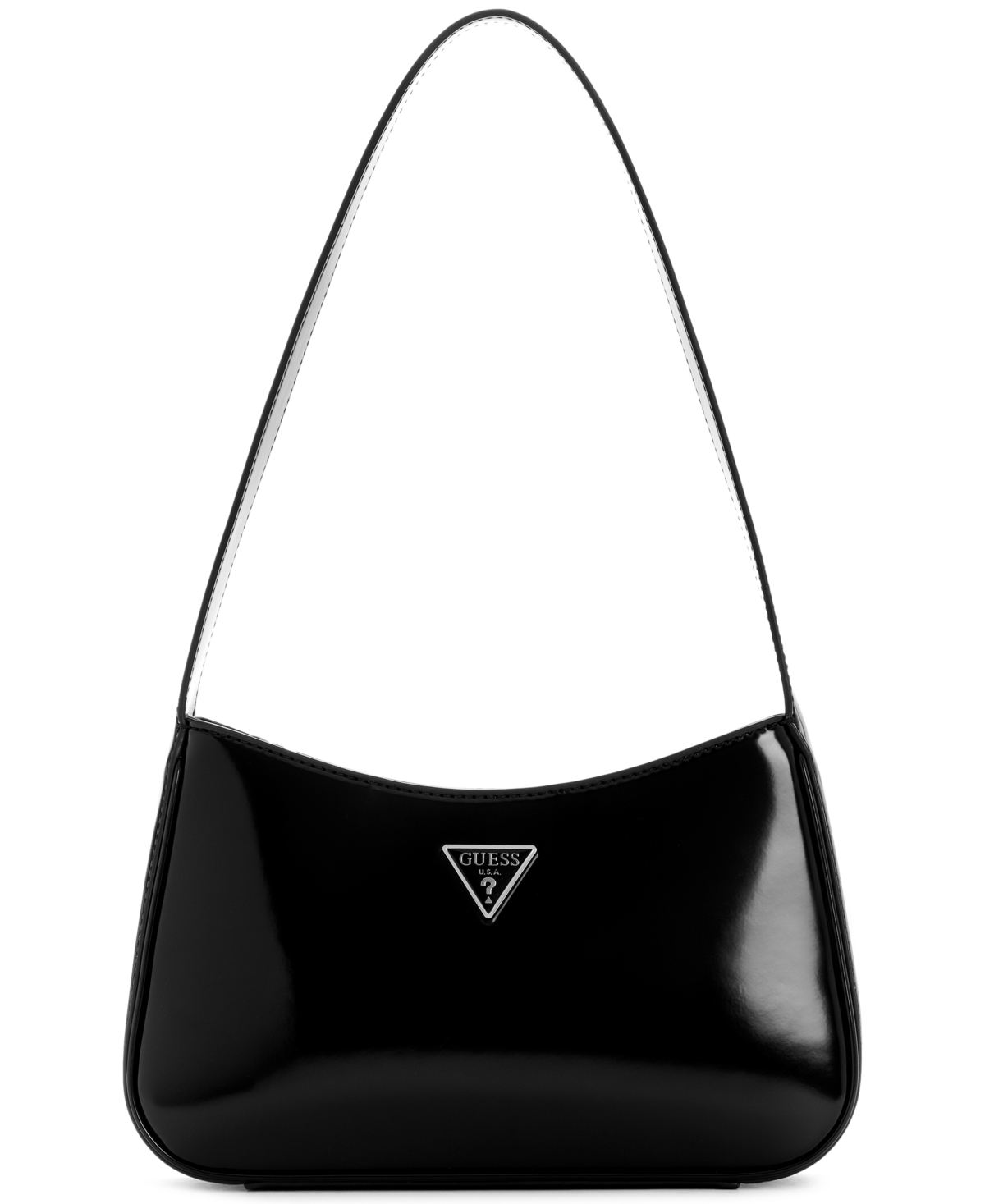 Click here for Guess Arnela Top Zip Small Shoulder Bag - Black prices