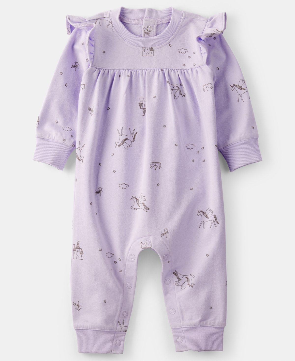 Click here for Carters Baby Girls Unicorn Print Long-Sleeve Jumps... prices