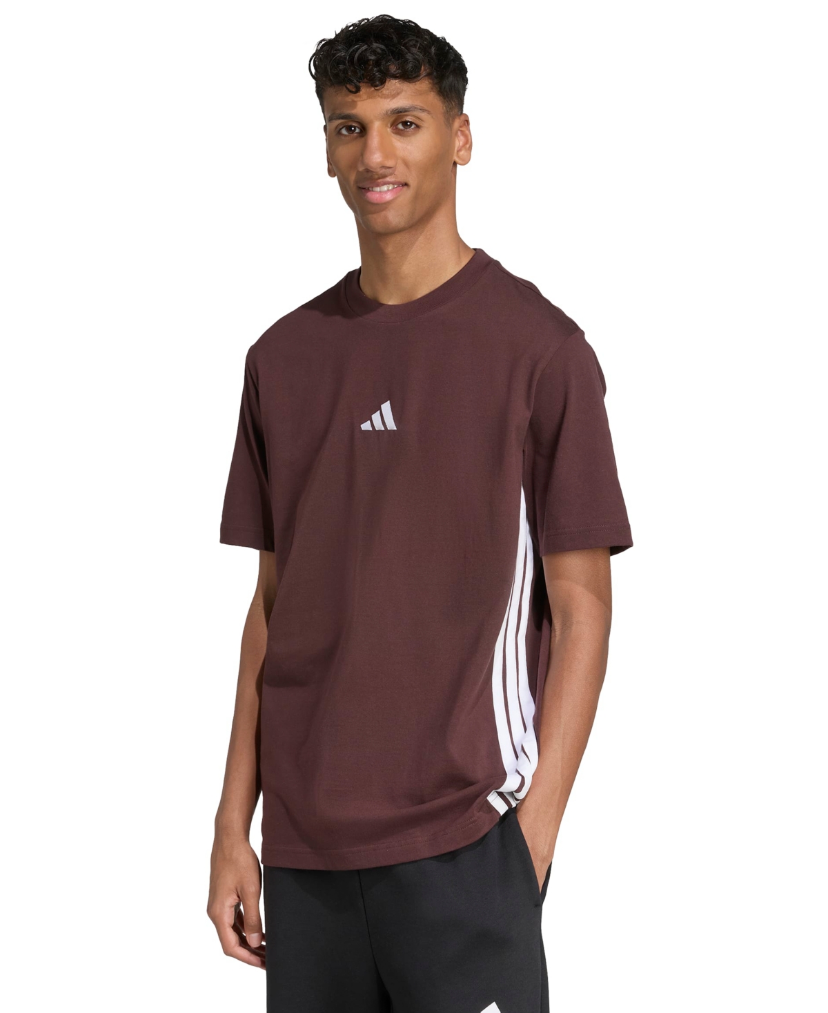 Click here for adidas Mens Essential Three-Stripes Single Jersey... prices