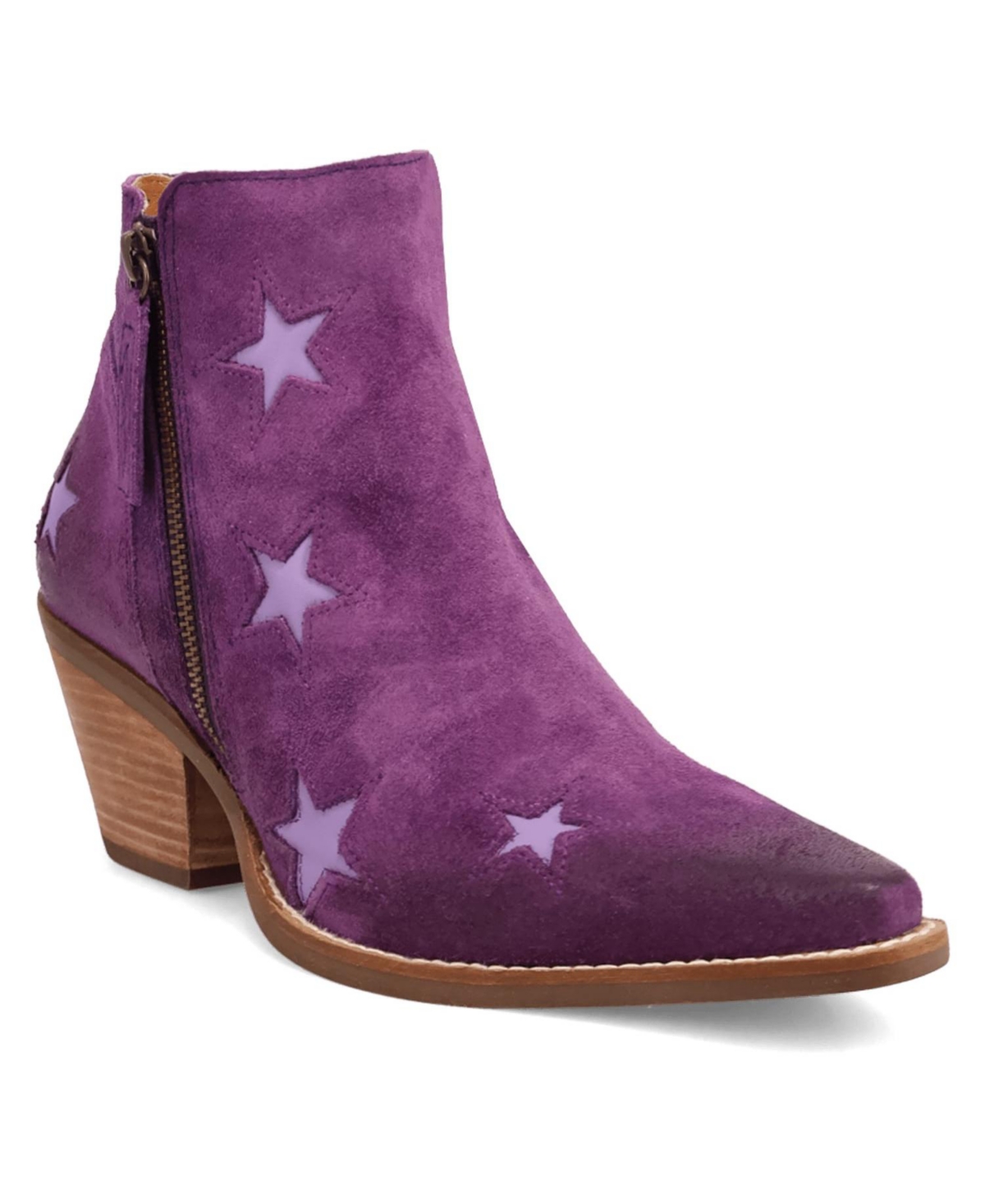 Click here for Dingo Womens Little Star Leather Bootie - Purple prices