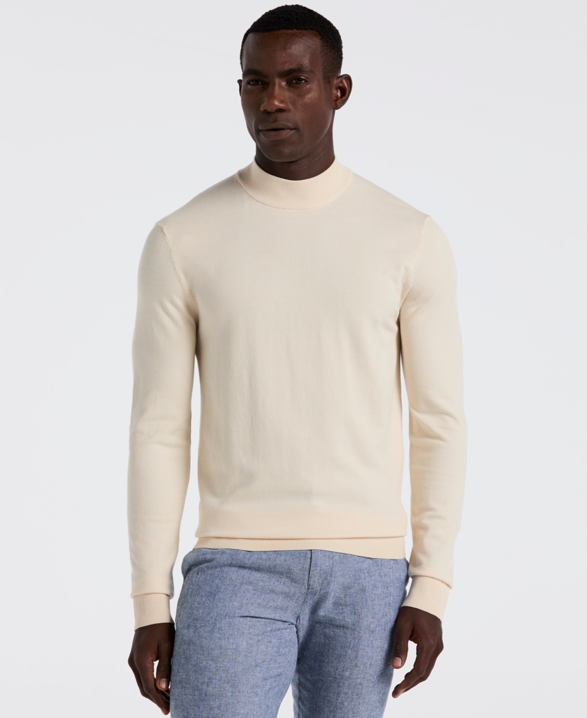 Click here for Perry Ellis Mens Long Sleeve Mock Neck Pullover Sw... prices