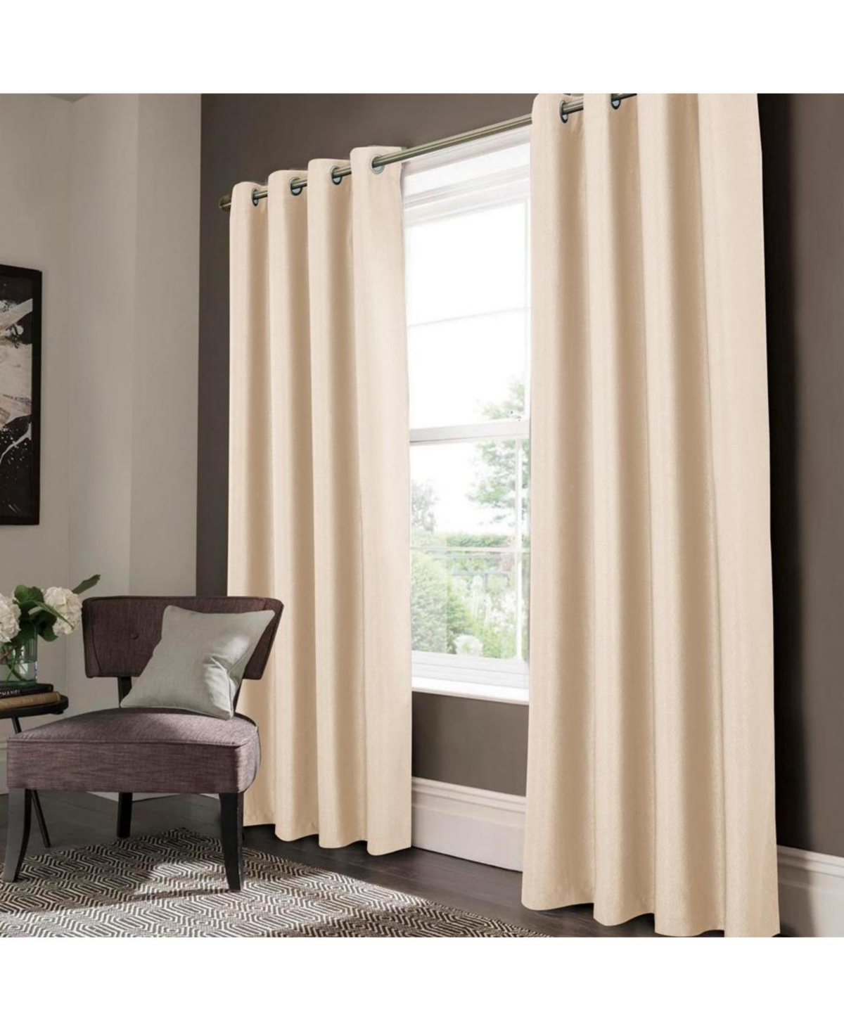 Click here for Olivia Gray Lydia Matte Embossed One Blackout Pane... prices