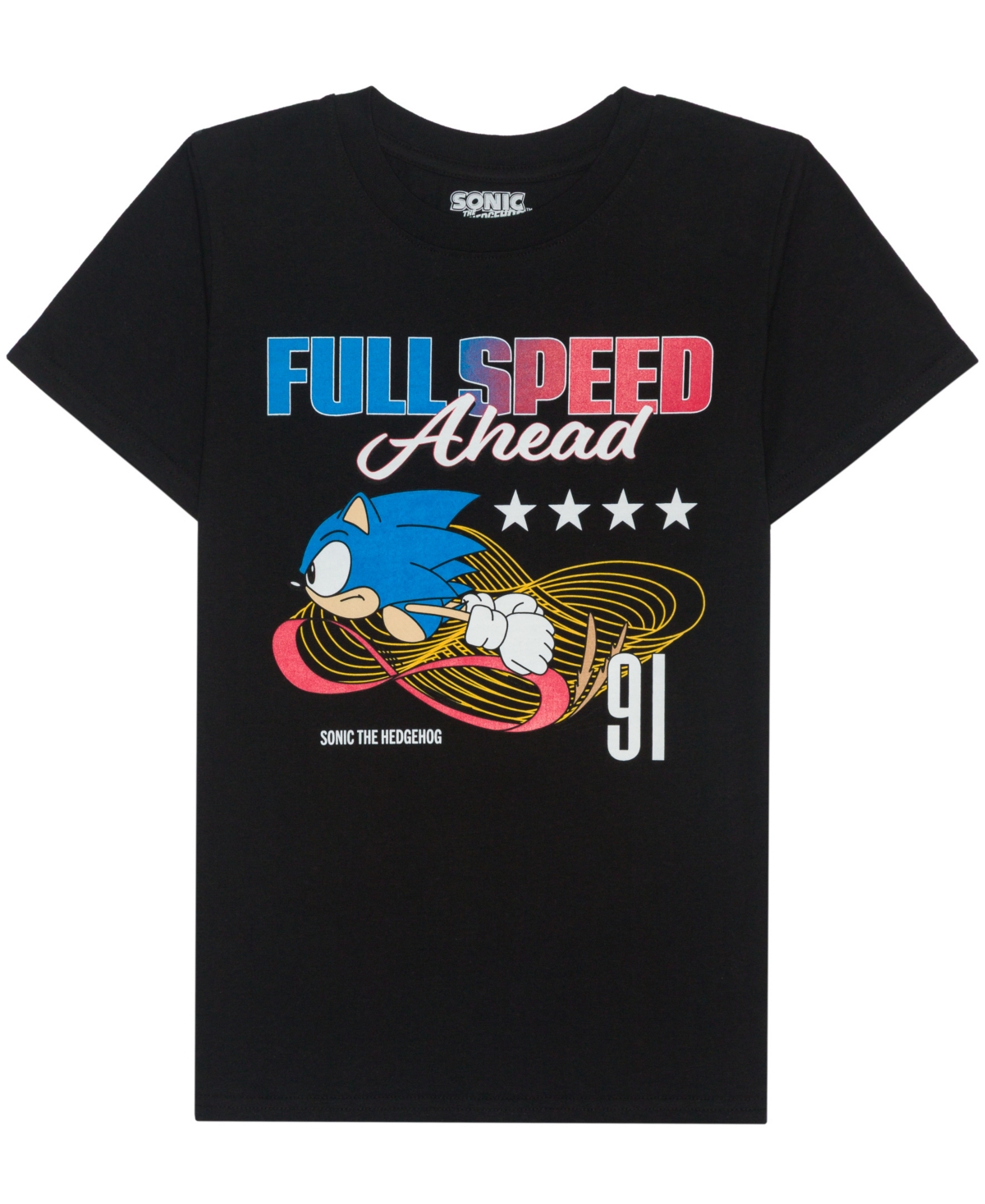 Click here for Sonic Boys 5-20 Short-Sleeve T-Shirt - Black prices