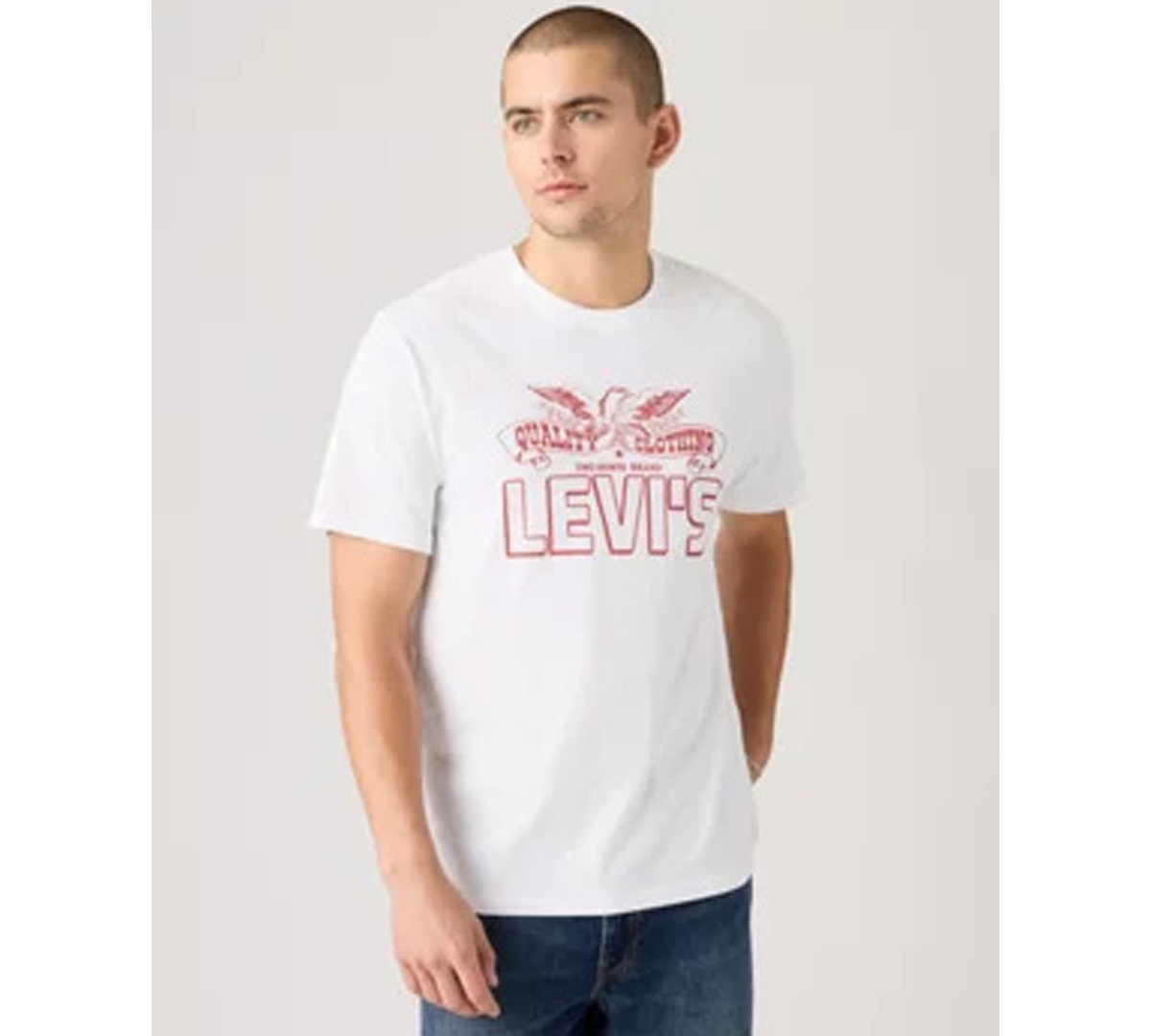 Click here for Levis Mens Classic Short Sleeve Graphic Crewneck T... prices