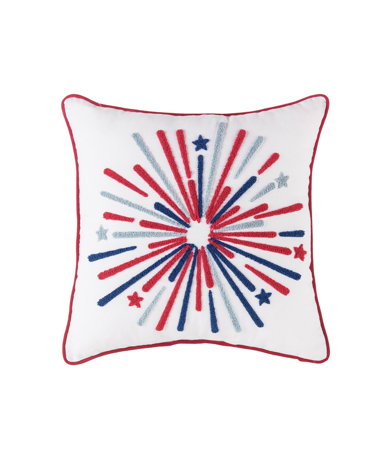 Click here for C&F Home Patriotic Red White & Blue Tufted Firewor... prices