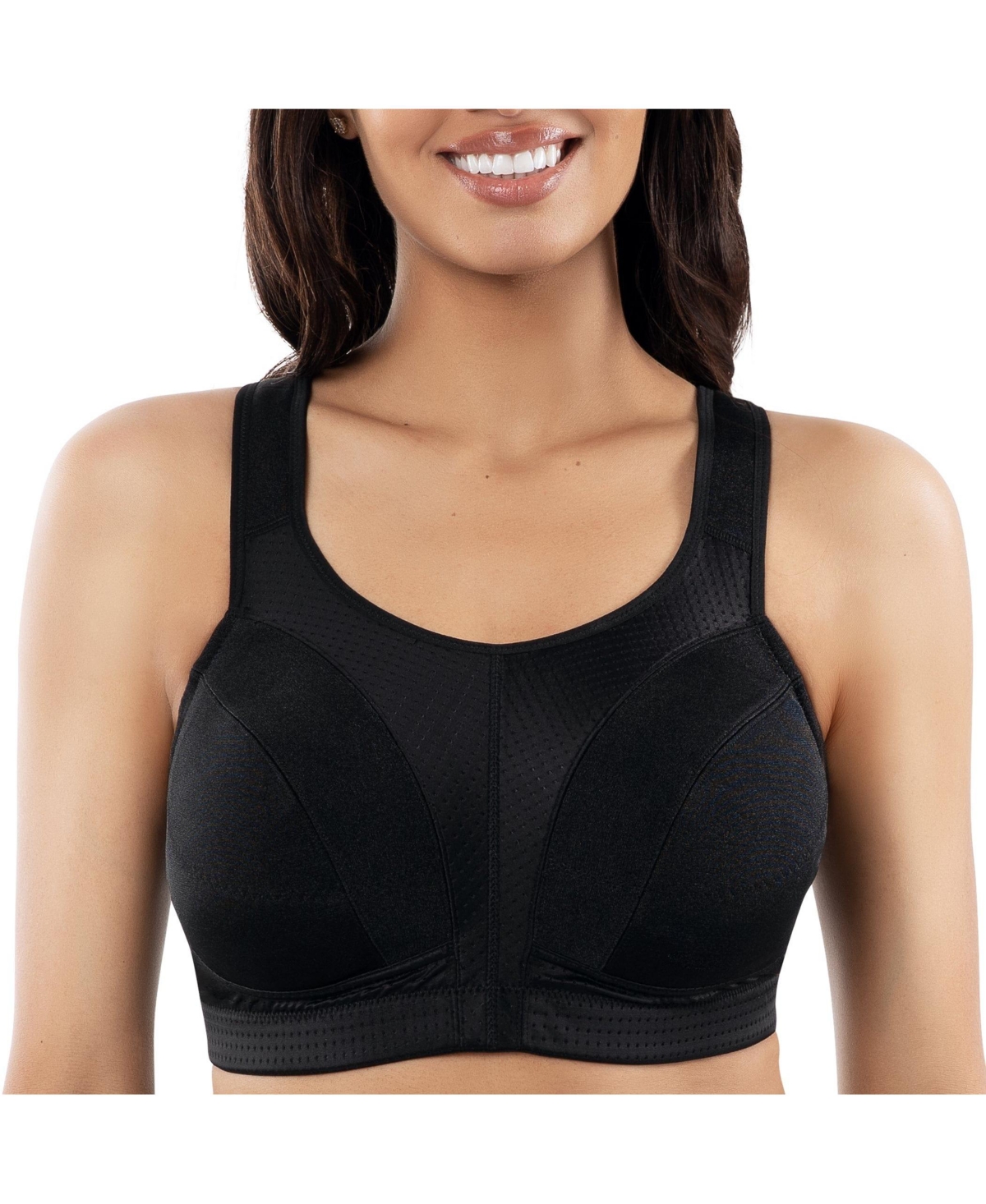 Click here for Parfait Womens Sports Bra Wire-Free Unlined - Blac... prices