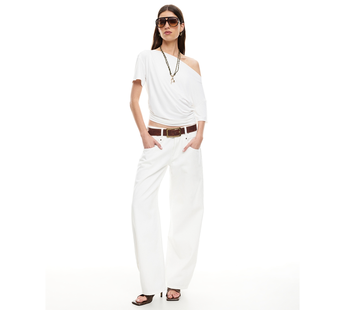 Click here for Lioness Womens Wildlands Off-The-Shoulder Pull-On... prices