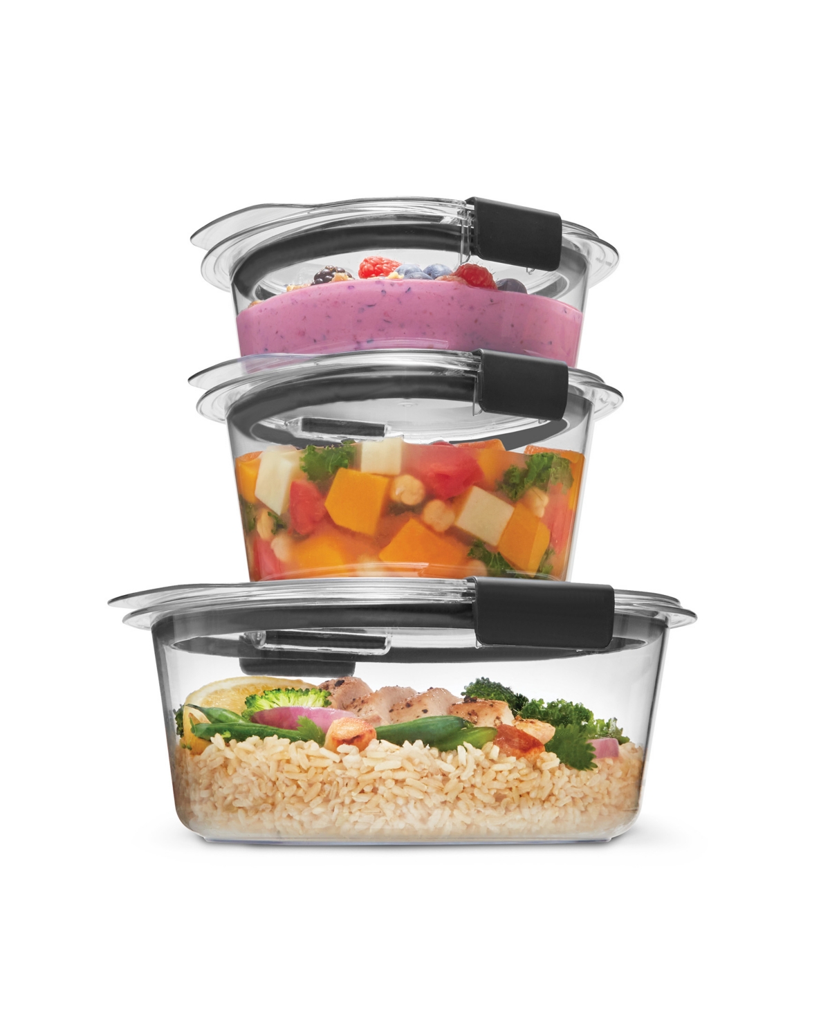 Click here for Rubbermaid Brilliance 6-Pc. Round Leak Proof Food... prices