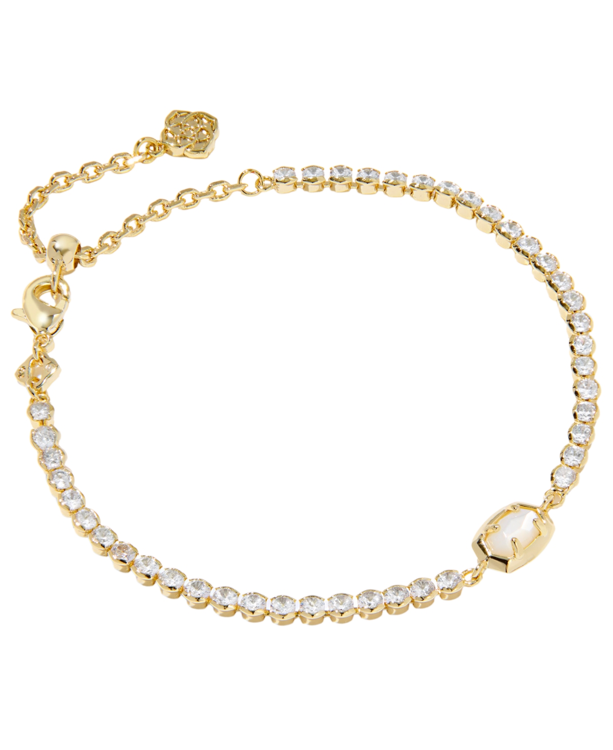 Click here for Kendra Scott Imitation Pearl Emilie Tennis Bracele... prices
