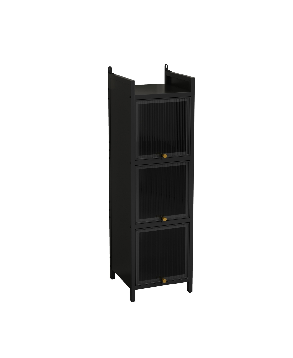 Click here for Casainc Modern Three-Tier Glass Door Cabinet with... prices