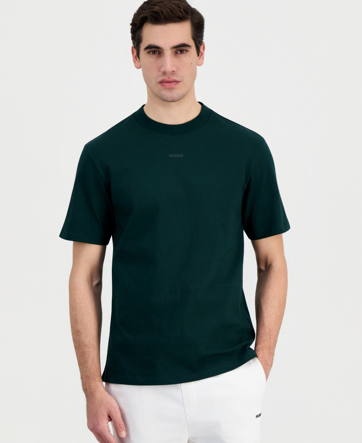 Click here for Hugo by Hugo Boss Mens Dapolino Logo T-Shirt - GRE... prices