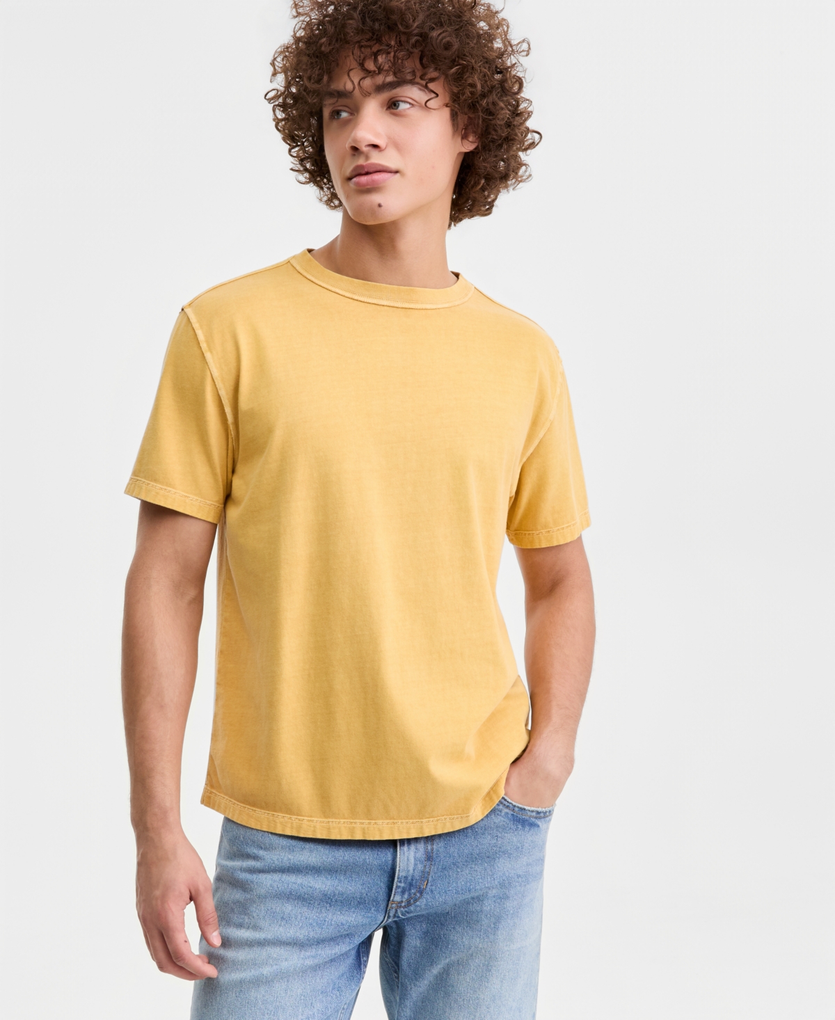 Click here for Sun + Stone Mens Inside Out Regular-Fit T-Shirt  E... prices