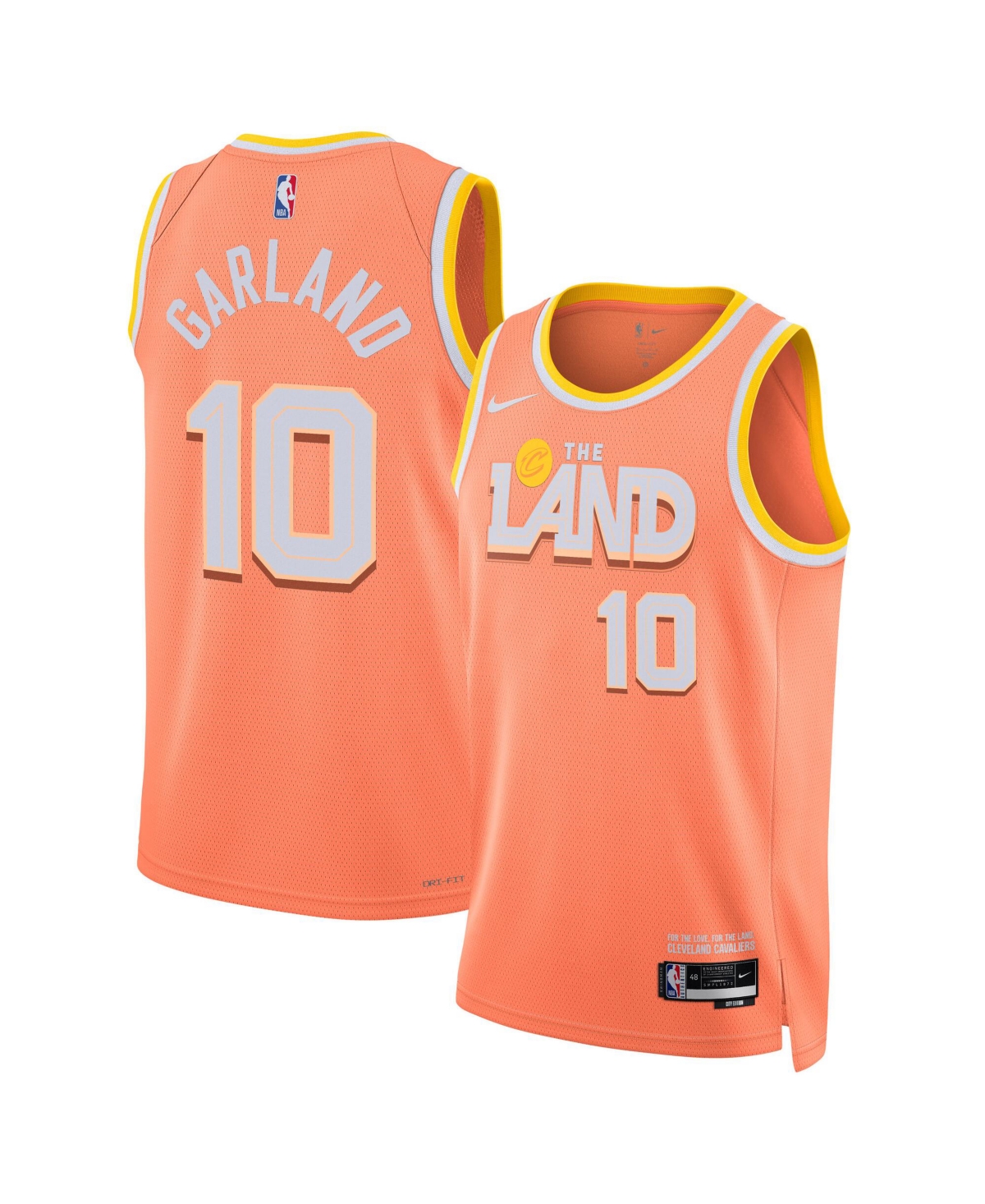 Click here for Nike Mens and Womens Darius Garland Orange Clevela... prices