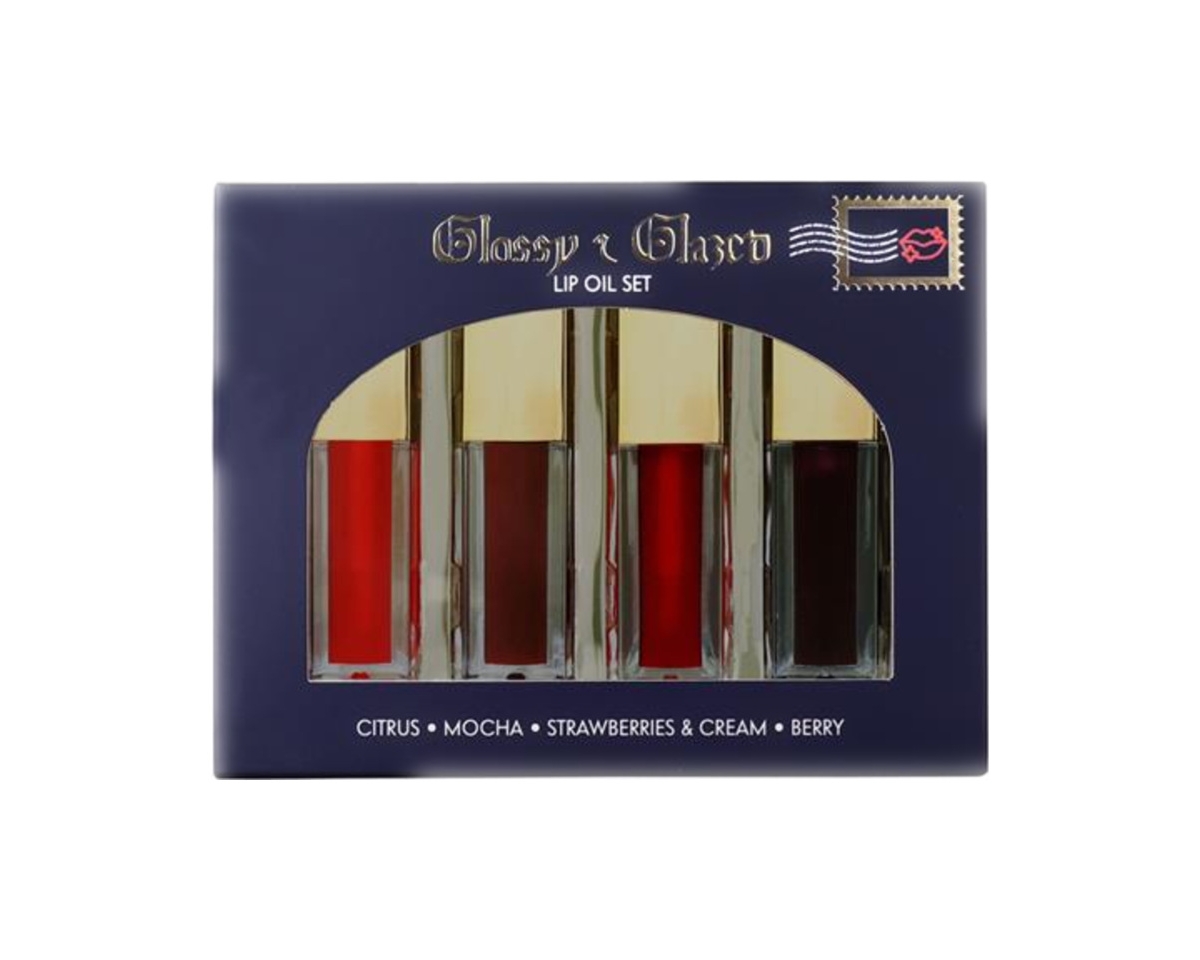 Click here for 4-Pc. Glossy and Glazed Lip Oil Makeup Set  Create... prices