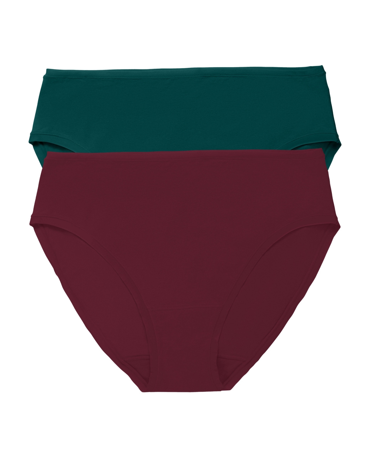 Click here for Natori Bliss Bare Cotton Hipster 2-Pack - Elm/Roya... prices