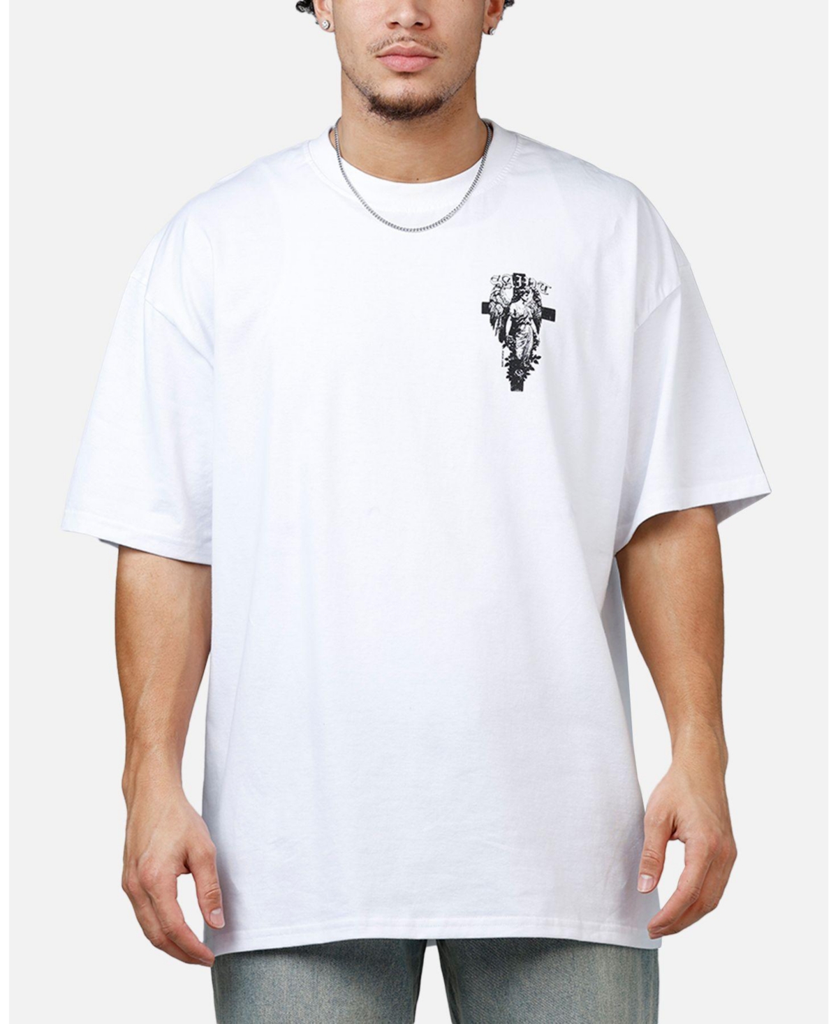 Click here for Saint Morta Mens The Fallen T-Shirt - White prices