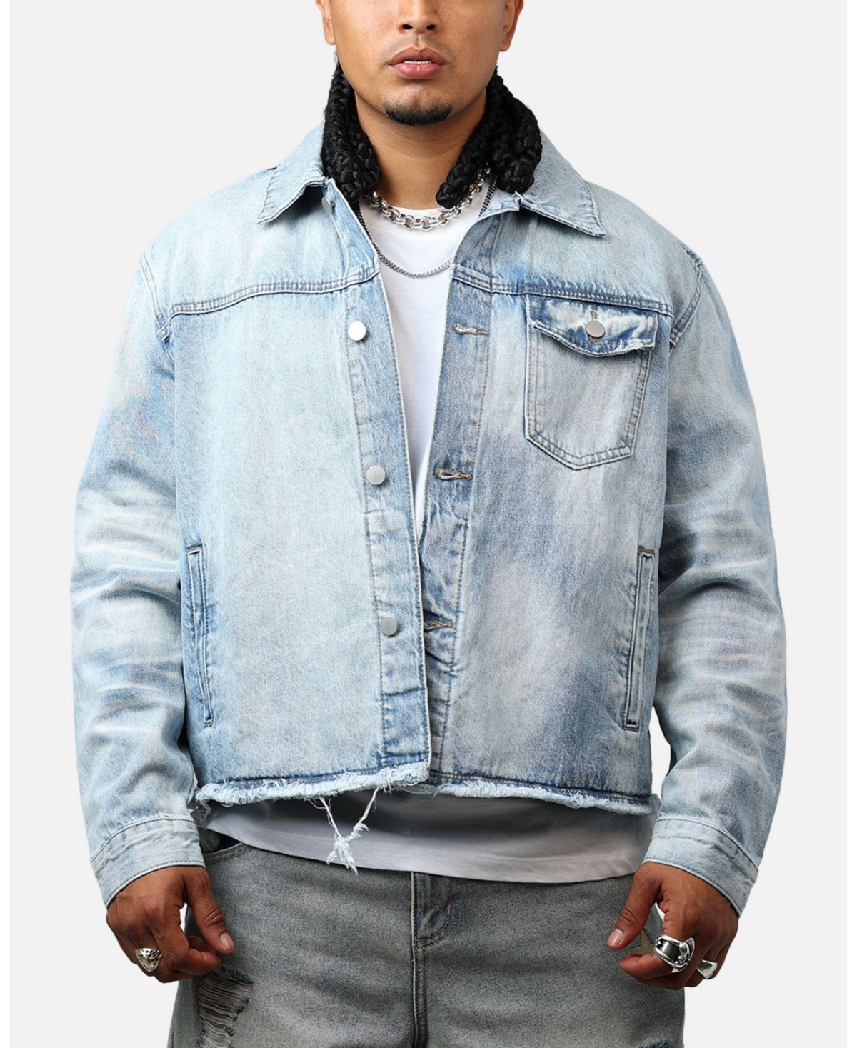 Click here for Loiter Mens Sun Washed Denim Jacket prices