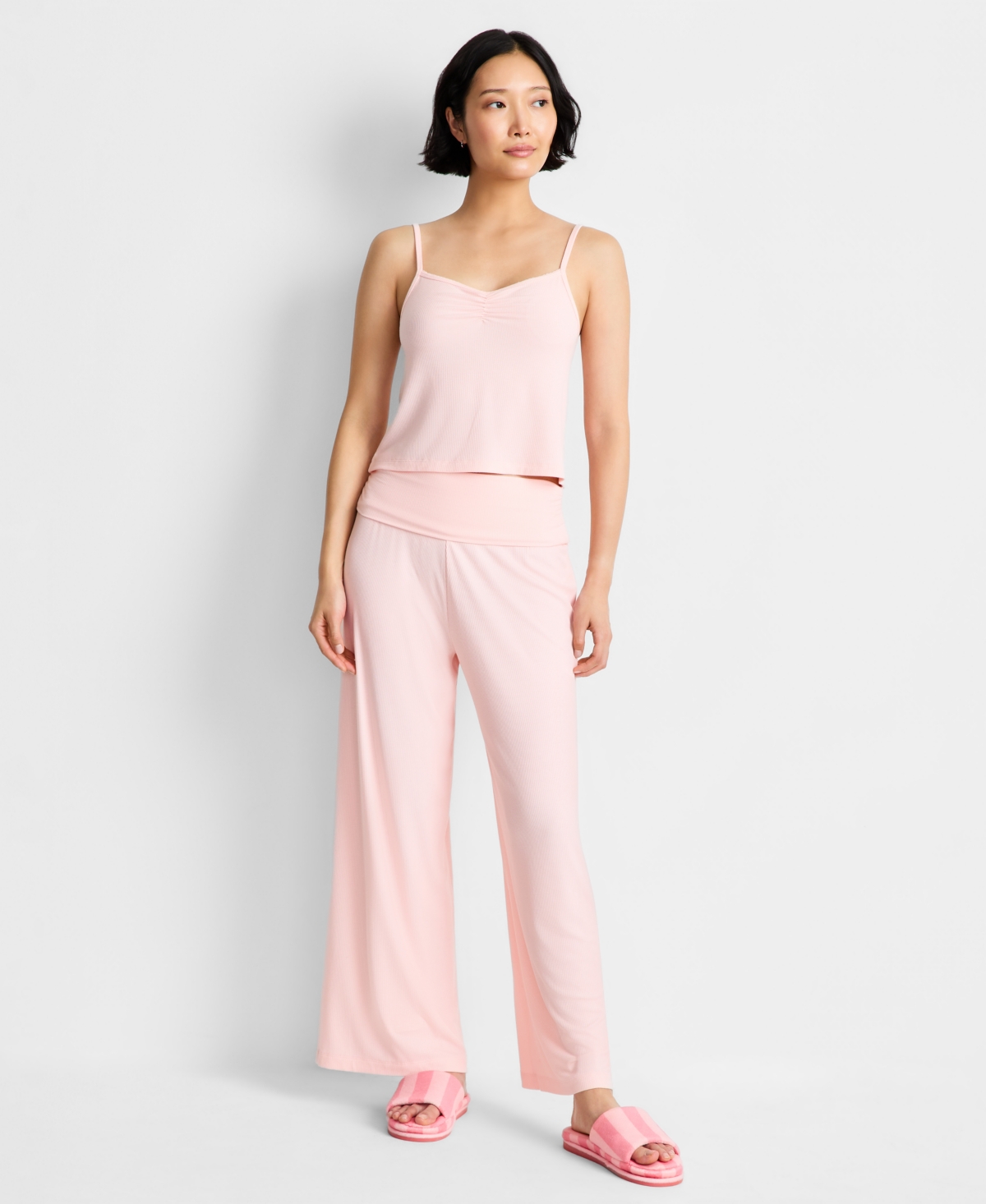 Click here for State of Day Womens Solid Tank & Long Pants Set  M... prices