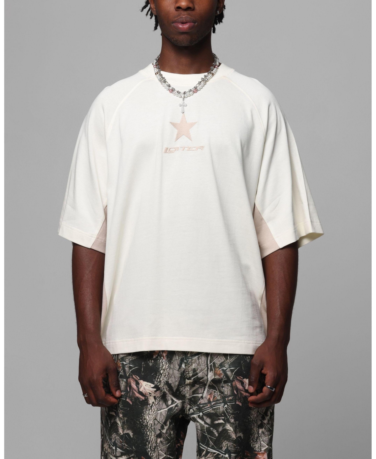 Click here for Loiter Mens mnml Daytona Panel Tee prices