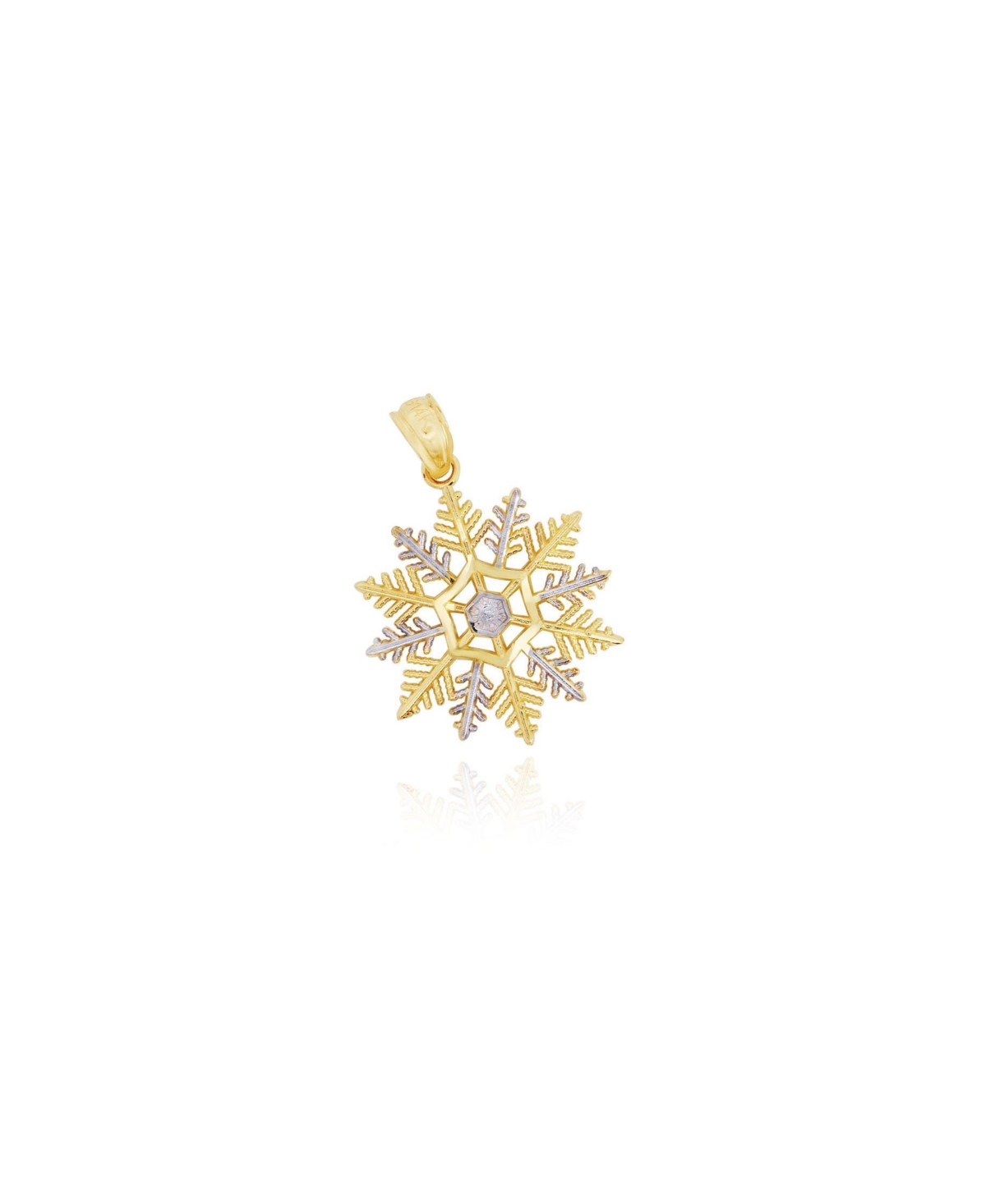 Click here for The Lovery Gold Snowflake Charm 14K Gold - Gold prices