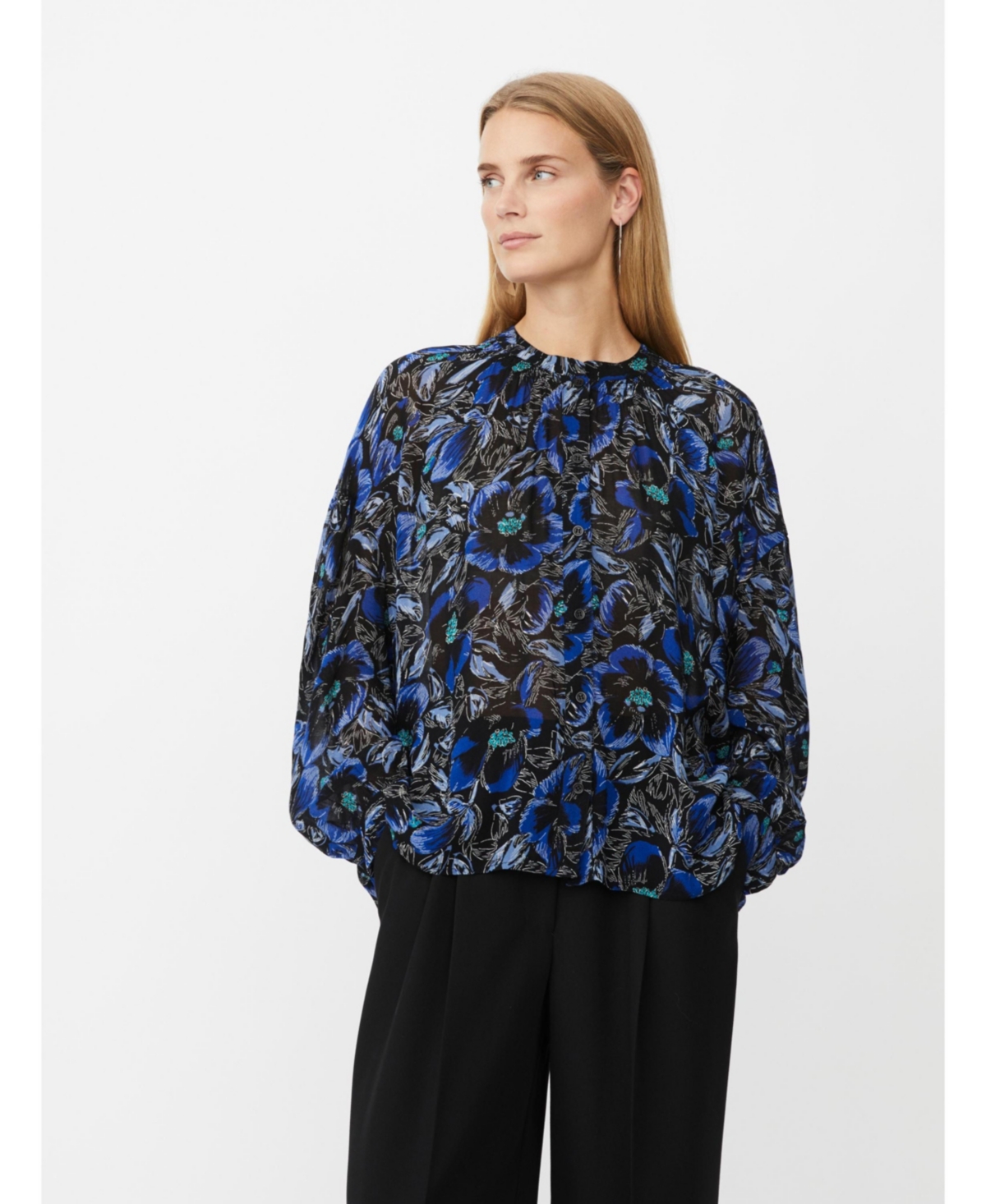 Click here for Masai Copenhagen Womens MaIvorama Floral Print Shi... prices