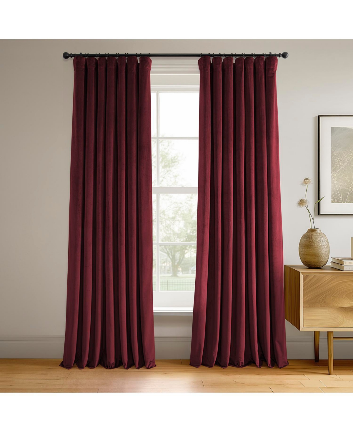 Click here for Half Price Drapes Neutral Ground Signature Velvet... prices