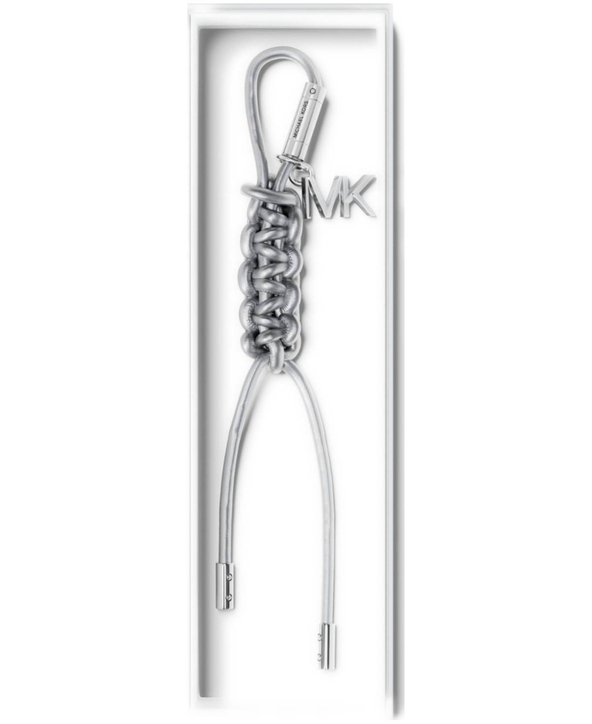 Click here for Michael Michael Kors Met Braided Bag Charm - Silve... prices