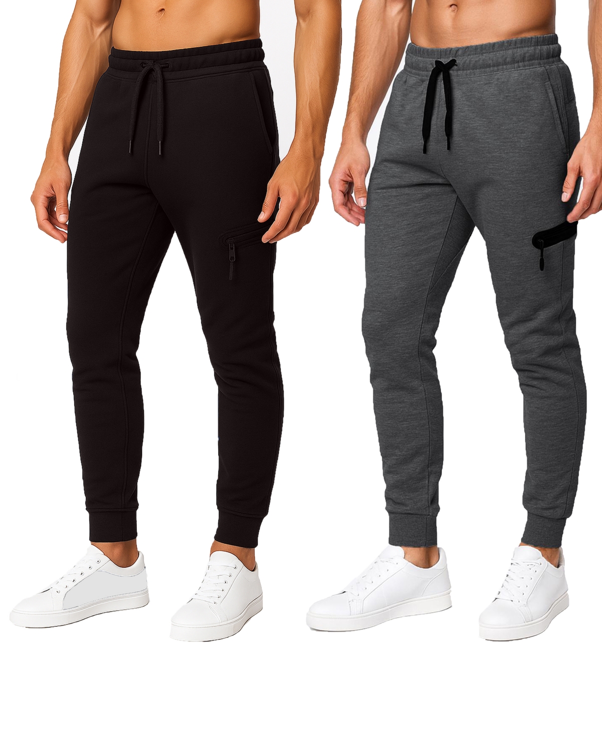 Click here for Blu Rock Mens Slim-Fit Tapered Tech Fleece Jogger... prices