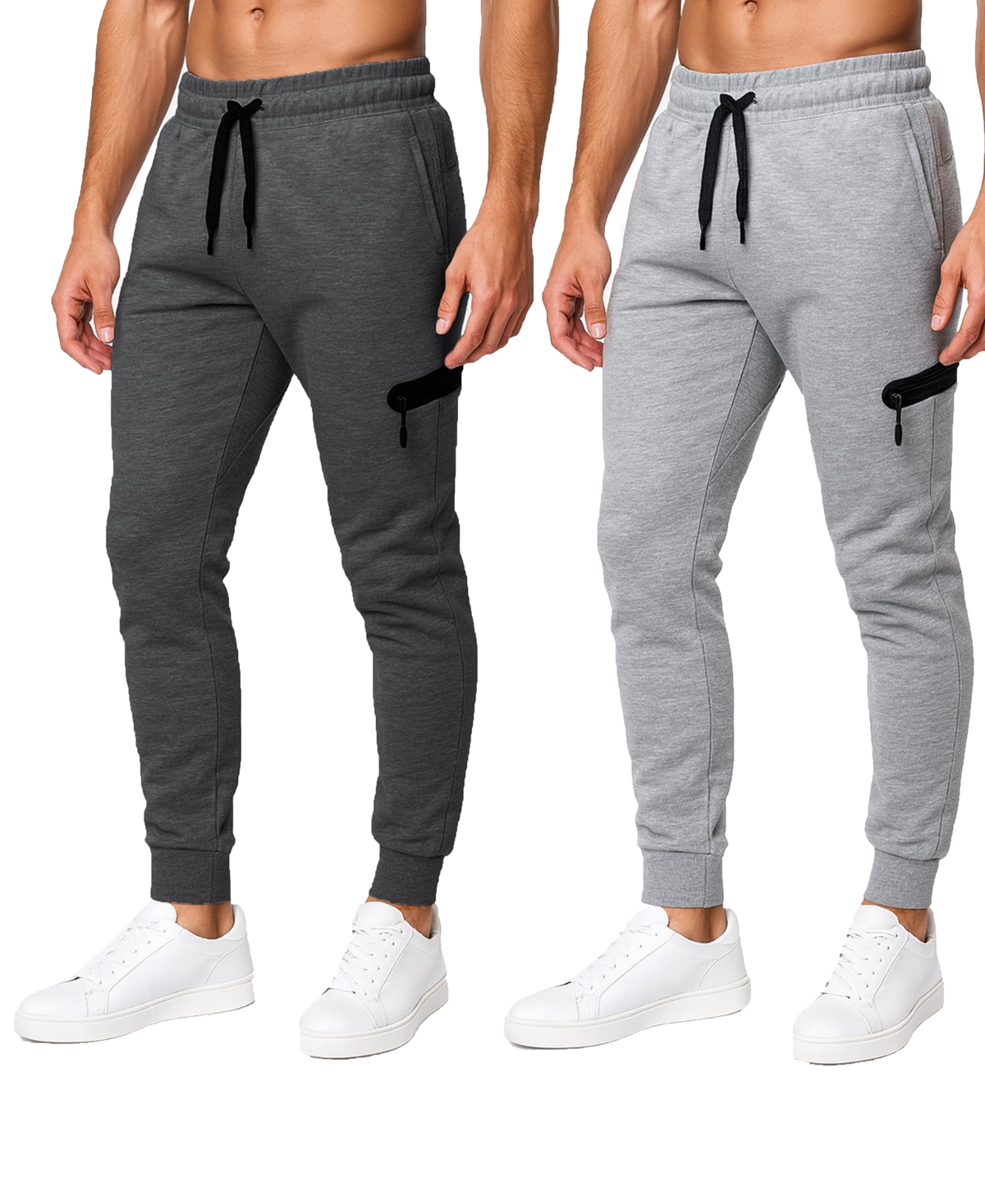 Click here for Blu Rock Mens Slim-Fit Tapered Tech Fleece Jogger... prices