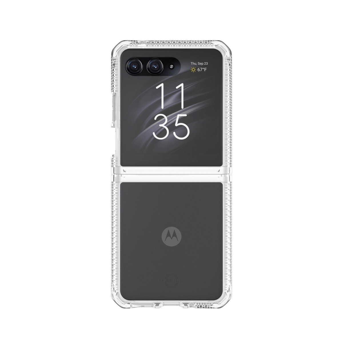Click here for ITSkins Hybrid_R Clear Case for Motorola Razr Plus... prices