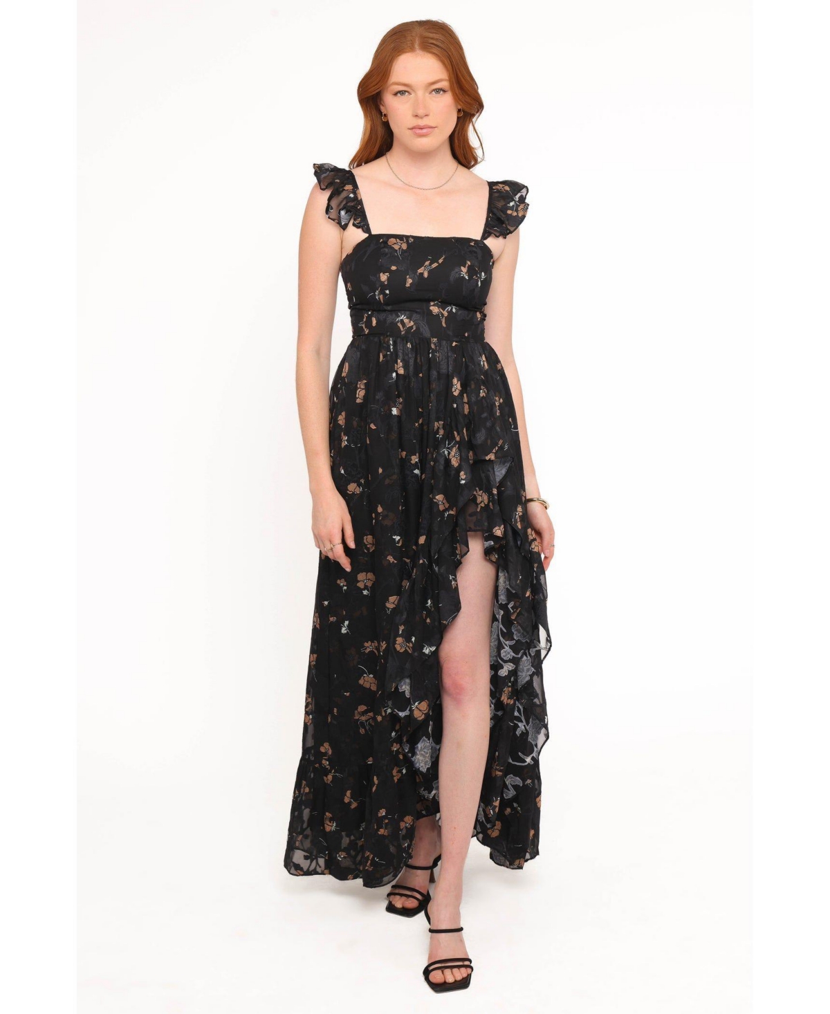 Click here for Petal and Pup Womens Orielle Maxi Dress - Black/be... prices