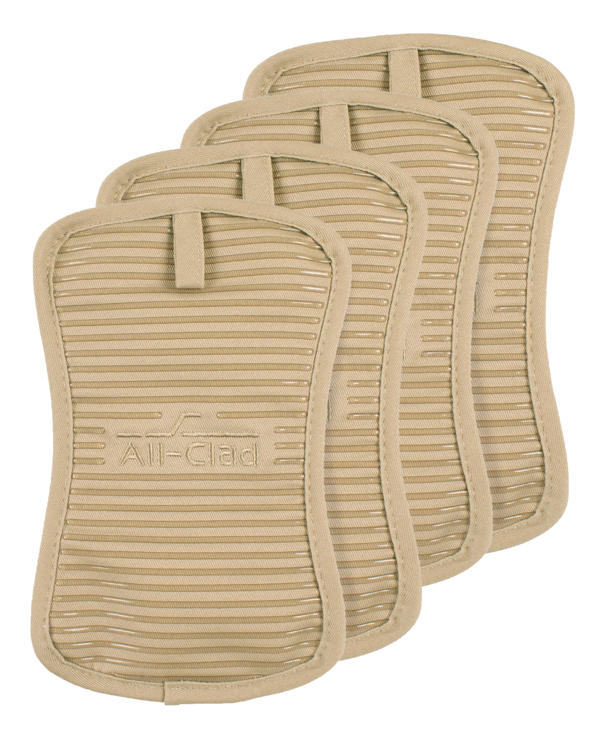 Click here for All-Clad Ribbed Silicone Cotton Twill Potholders... prices