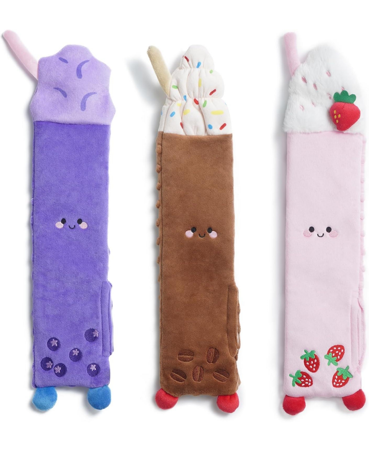 Click here for Nocciola 3-Pack Summer Drink Dog Toys – squ... prices