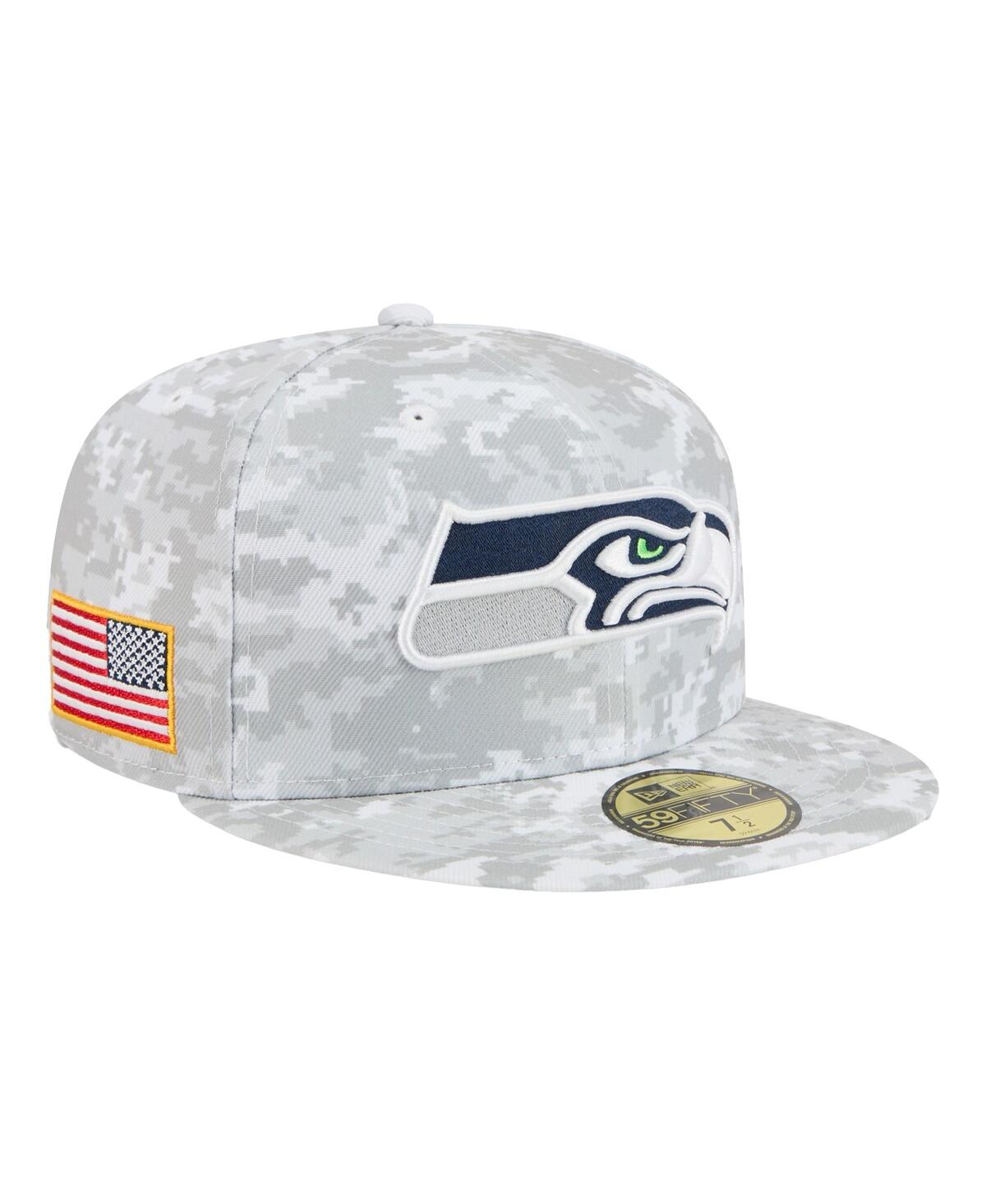 Click here for New Era Mens White Seattle Seahawks 2025 Salute to... prices