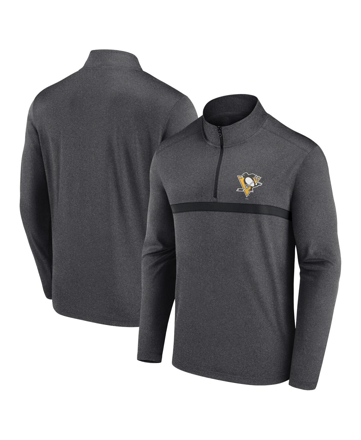Click here for Logo Athletic Mens Heather Charcoal Pittsburgh Pen... prices