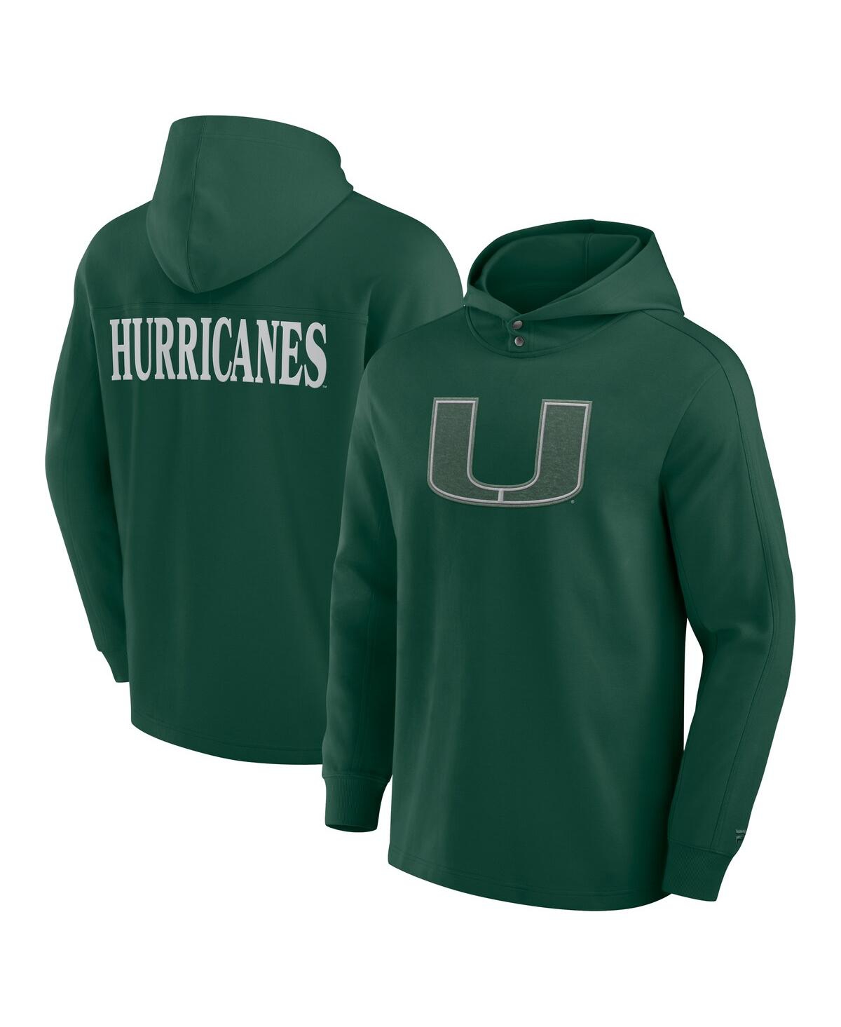 Click here for Fanatics Mens Green Miami Hurricanes Blaze Tri-Ble... prices