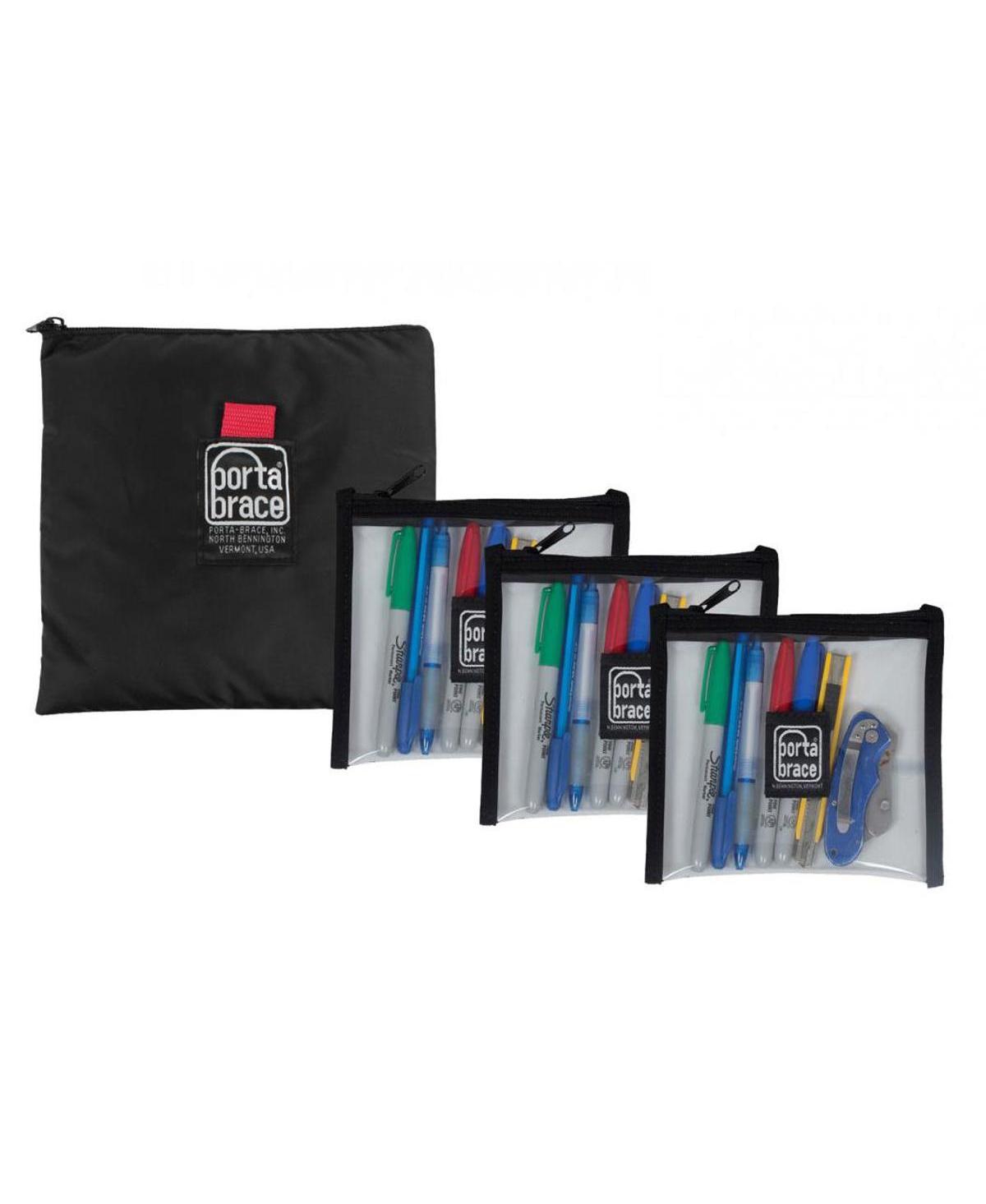 Click here for Porta Brace 3x Clear and Padded Equipment Pouch Se... prices