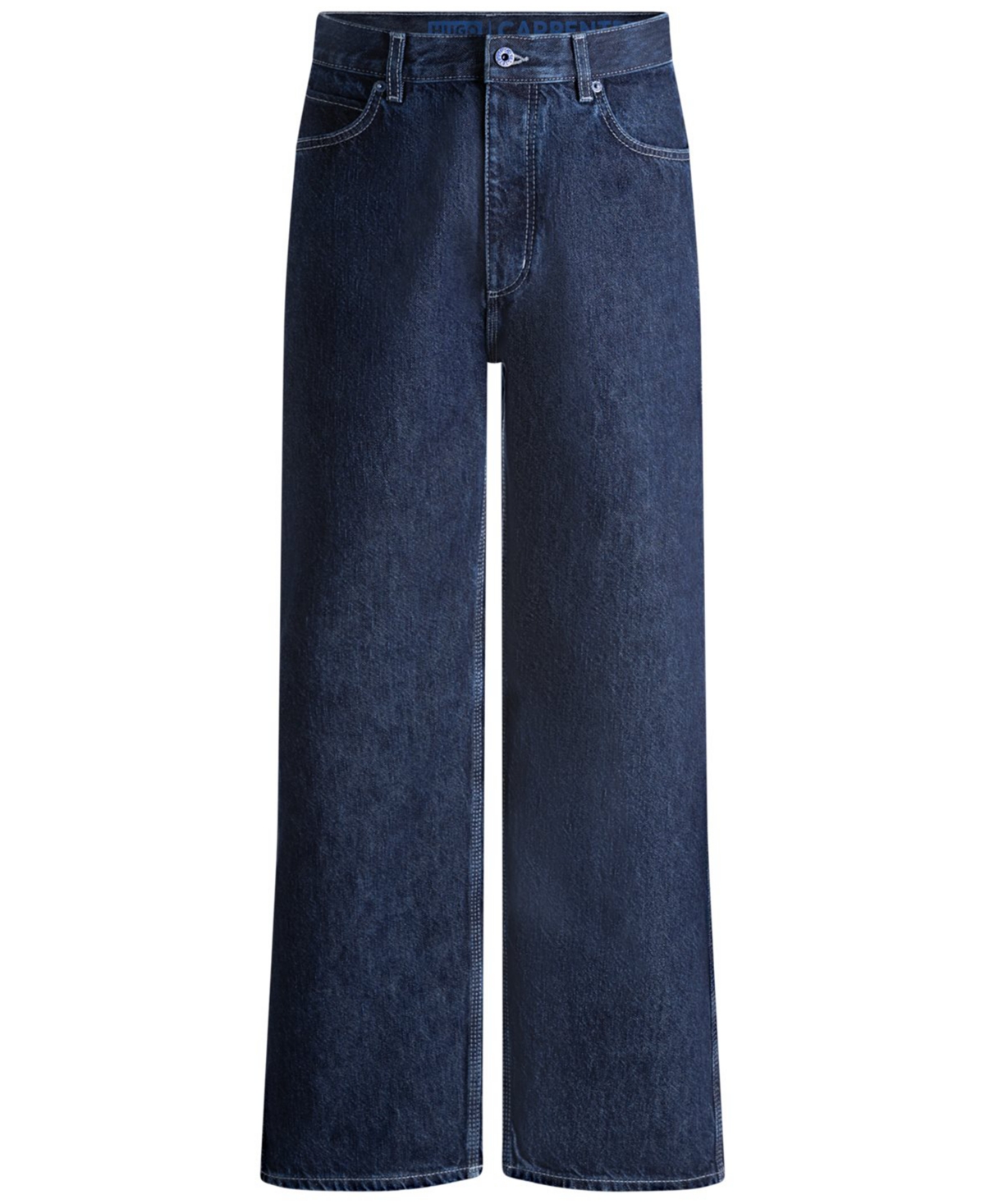 Click here for Hugo Boss Mens Straight-Fit Carpenter Jeans - Dark... prices