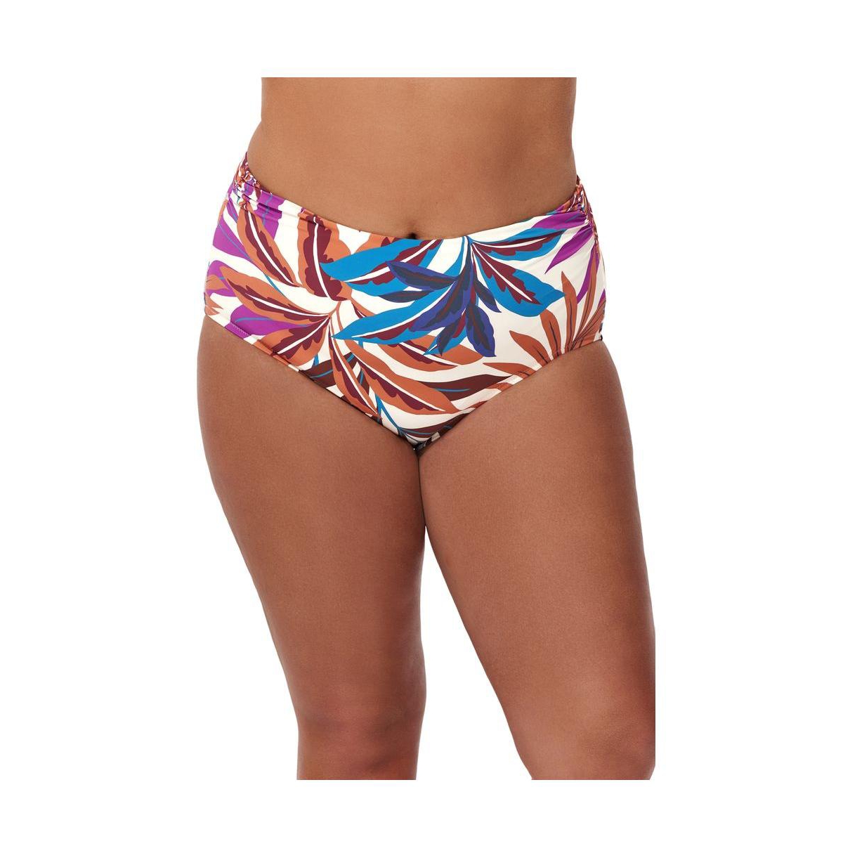 Click here for Profile by Gottex Womens Plantopia Shirred High Wa... prices