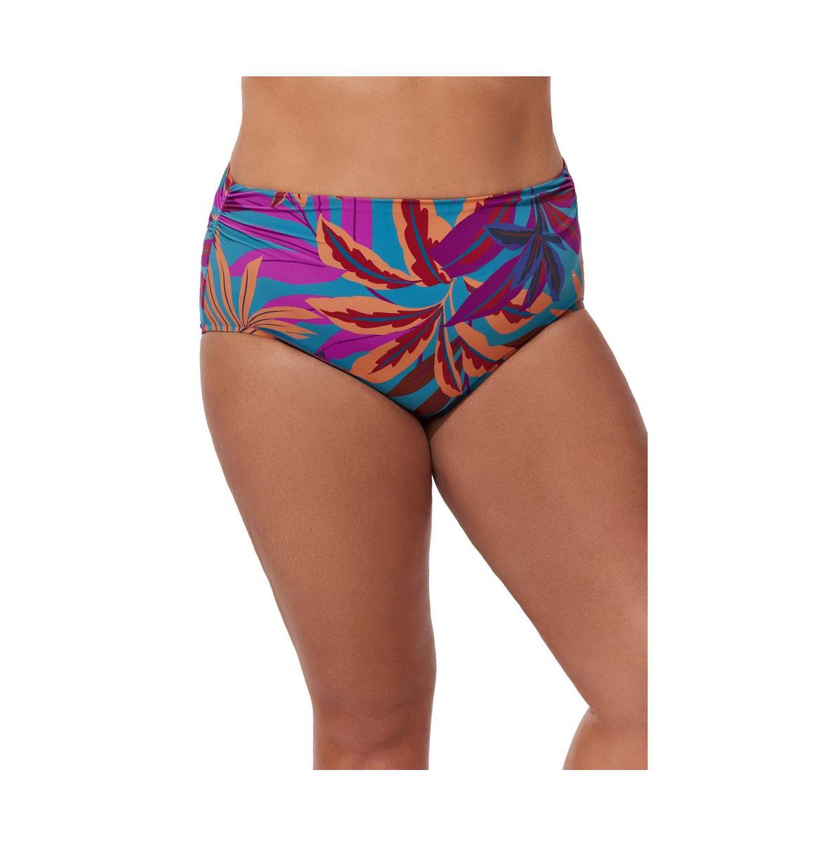 Click here for Profile by Gottex Womens Plantopia Shirred High Wa... prices